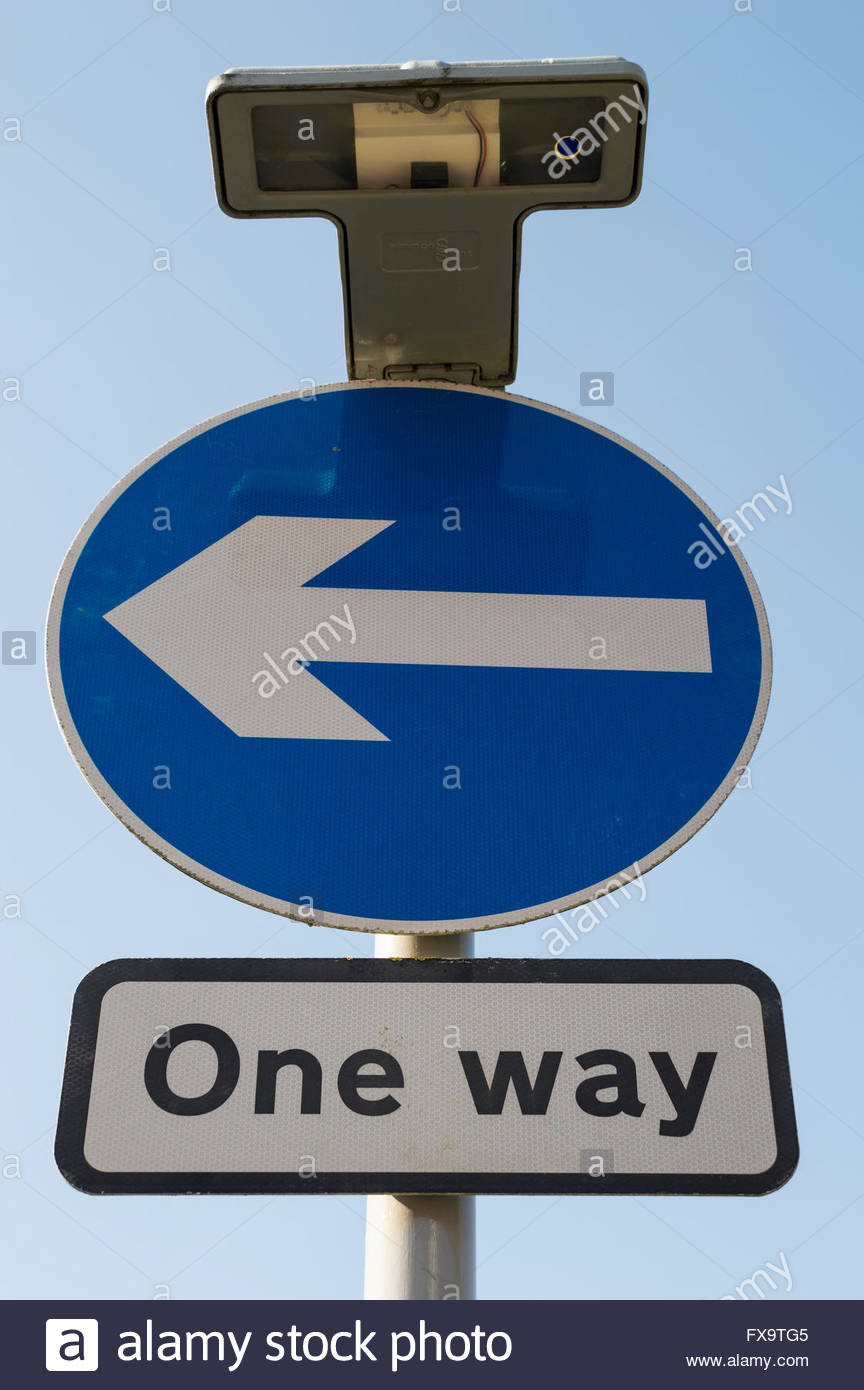 One Way Road Sign High Resolution Stock Photography and Images - Alamy