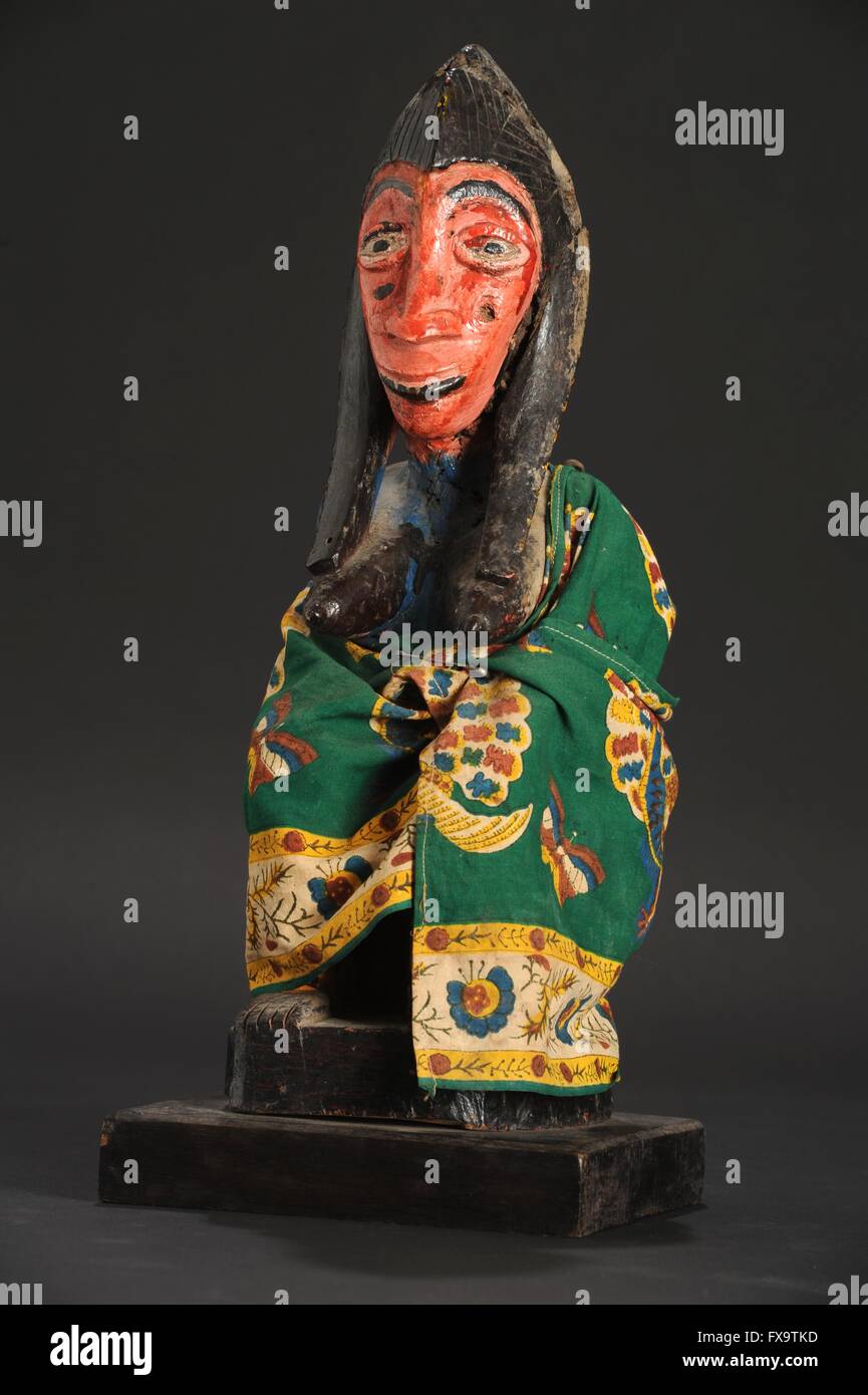 Bamana ceremony puppet from Mali Stock Photo - Alamy