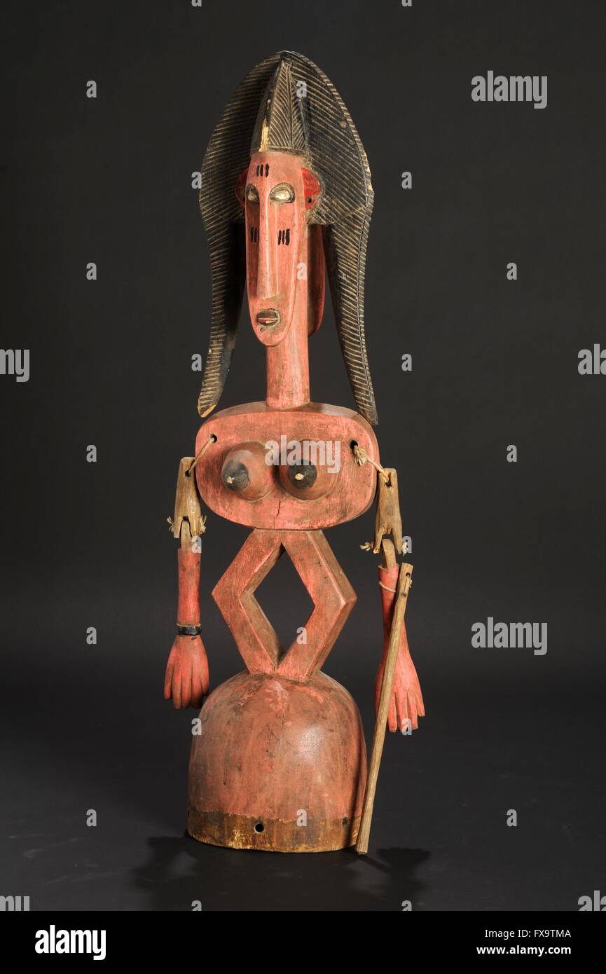 Bamana ceremony puppet from Mali Stock Photo - Alamy