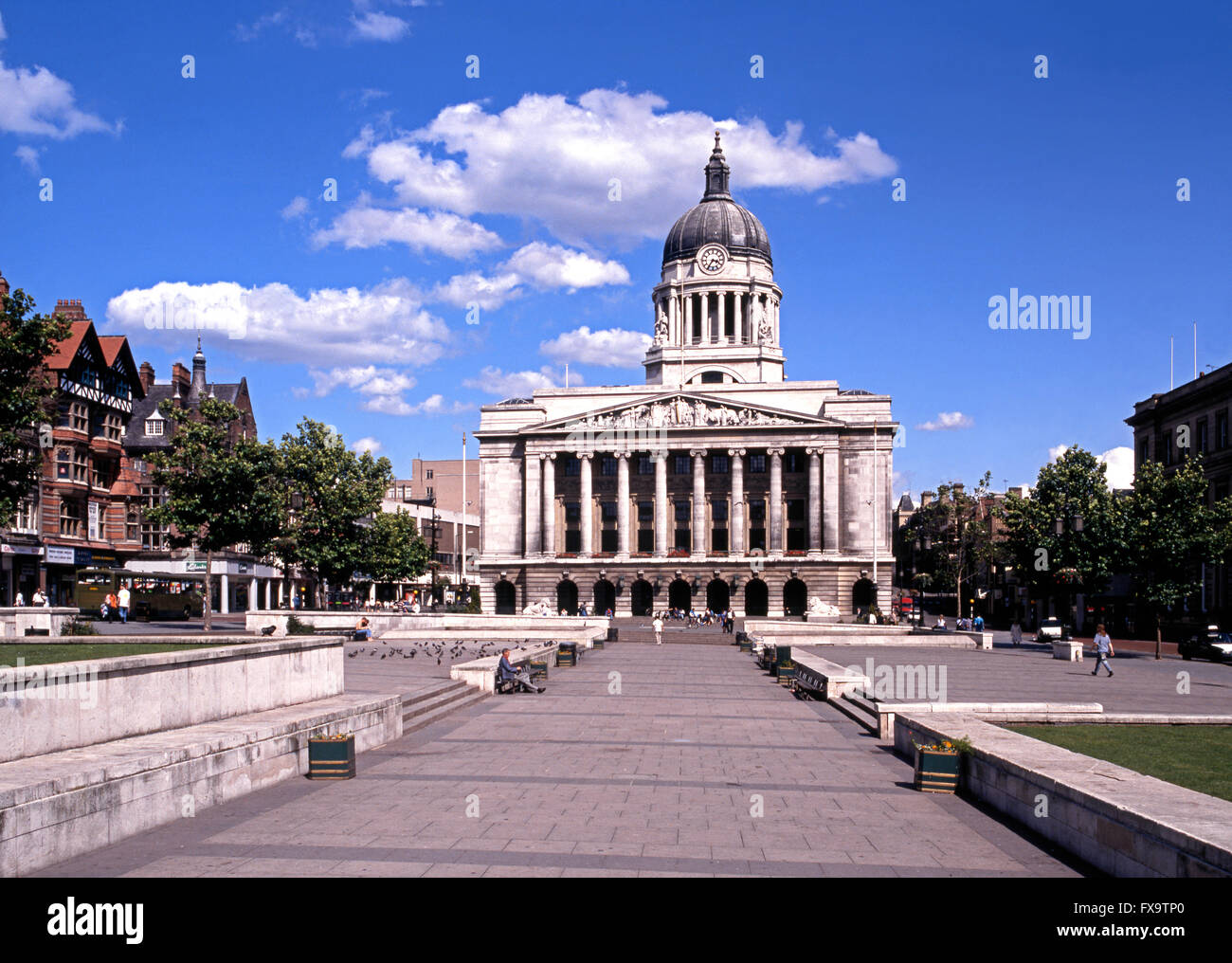 Nottingham market square hi-res stock photography and images - Alamy