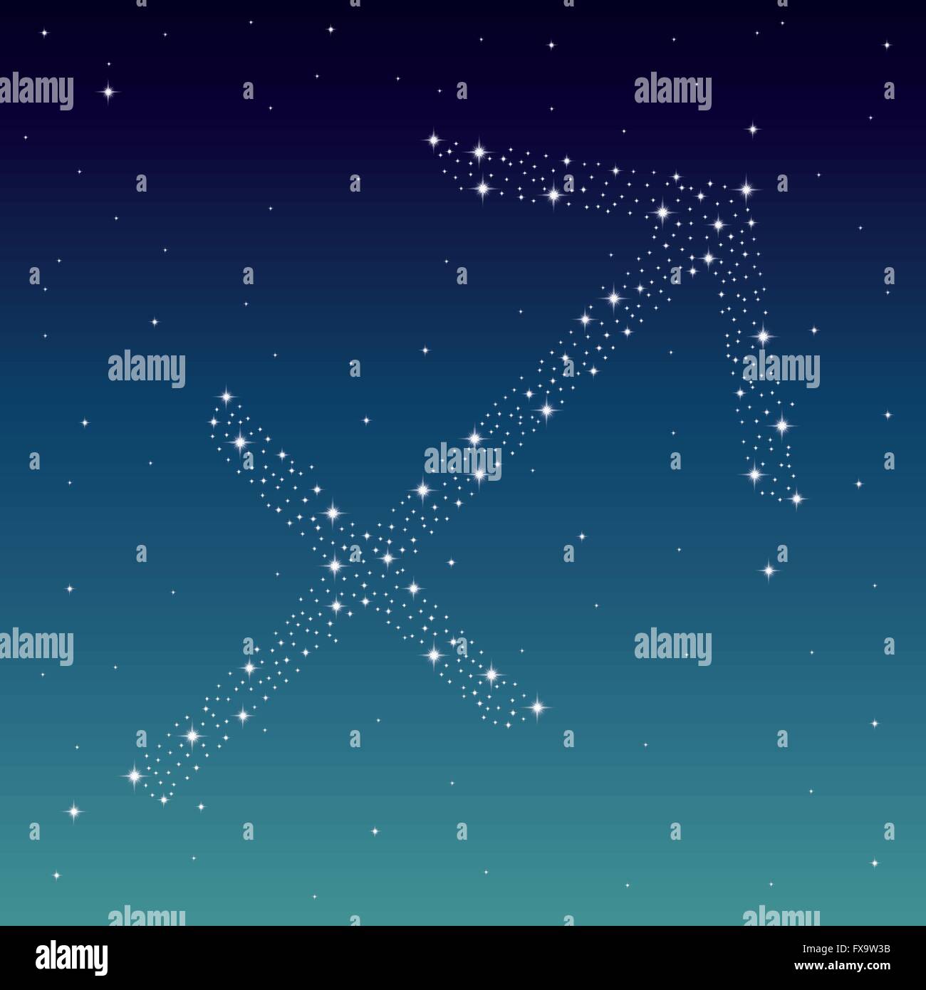 Sagittarius constellation hi-res stock photography and images - Alamy