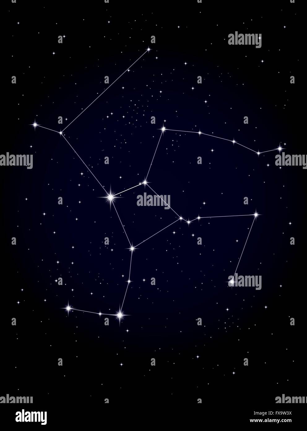 Hercules constellation hi-res stock photography and images - Alamy