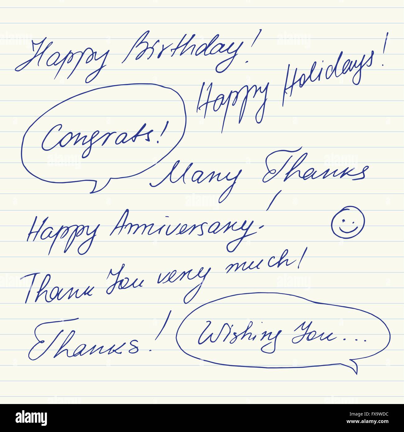 Blue speech bubble phrase Stock Vector Images - Alamy