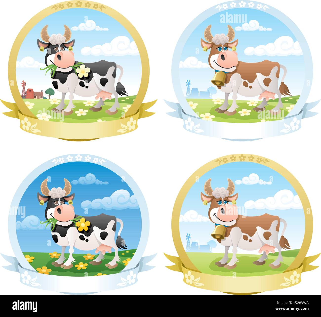 Sky labels Stock Vector Images - Alamy