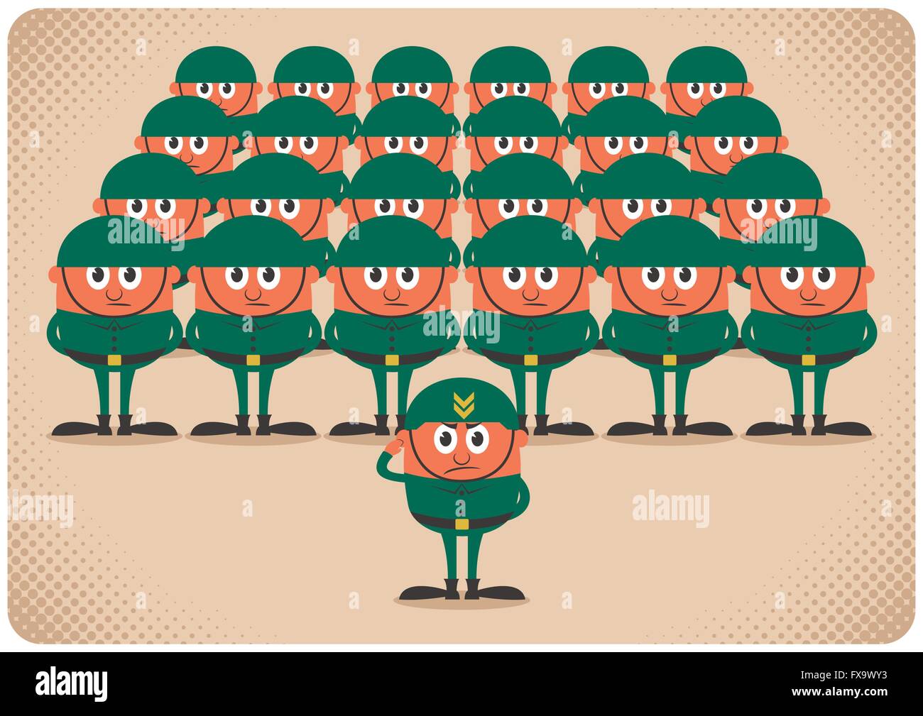 Troop battalion Stock Vector Images - Alamy