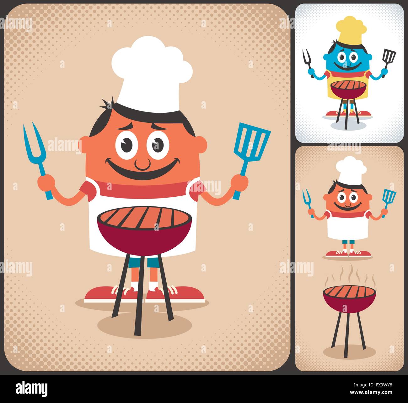 Guy apron Stock Vector Images - Alamy
