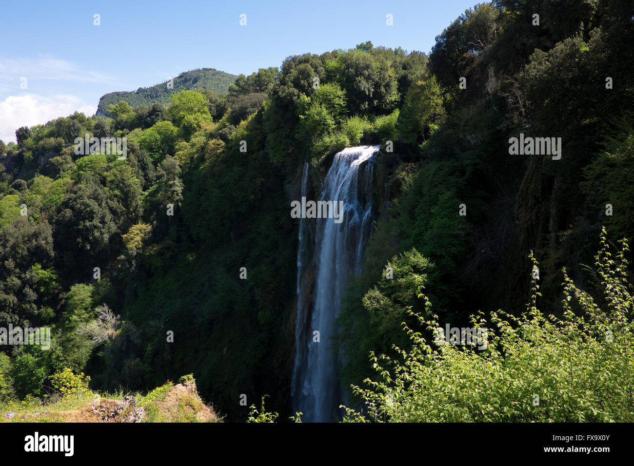 Marmore waterfall terni umbria italy cascata hi-res stock photography ...