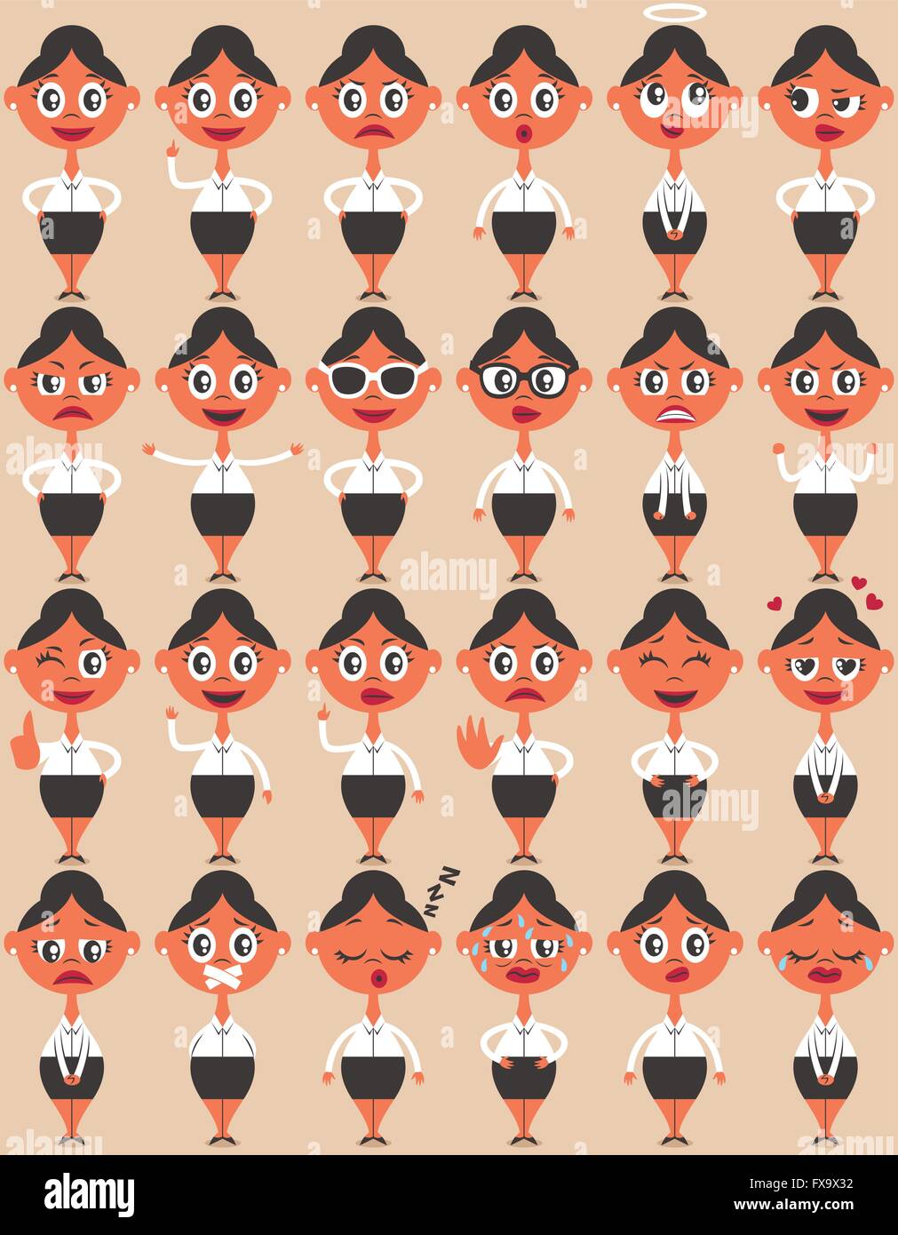 Angry female character in hi-res stock photography and images - Alamy