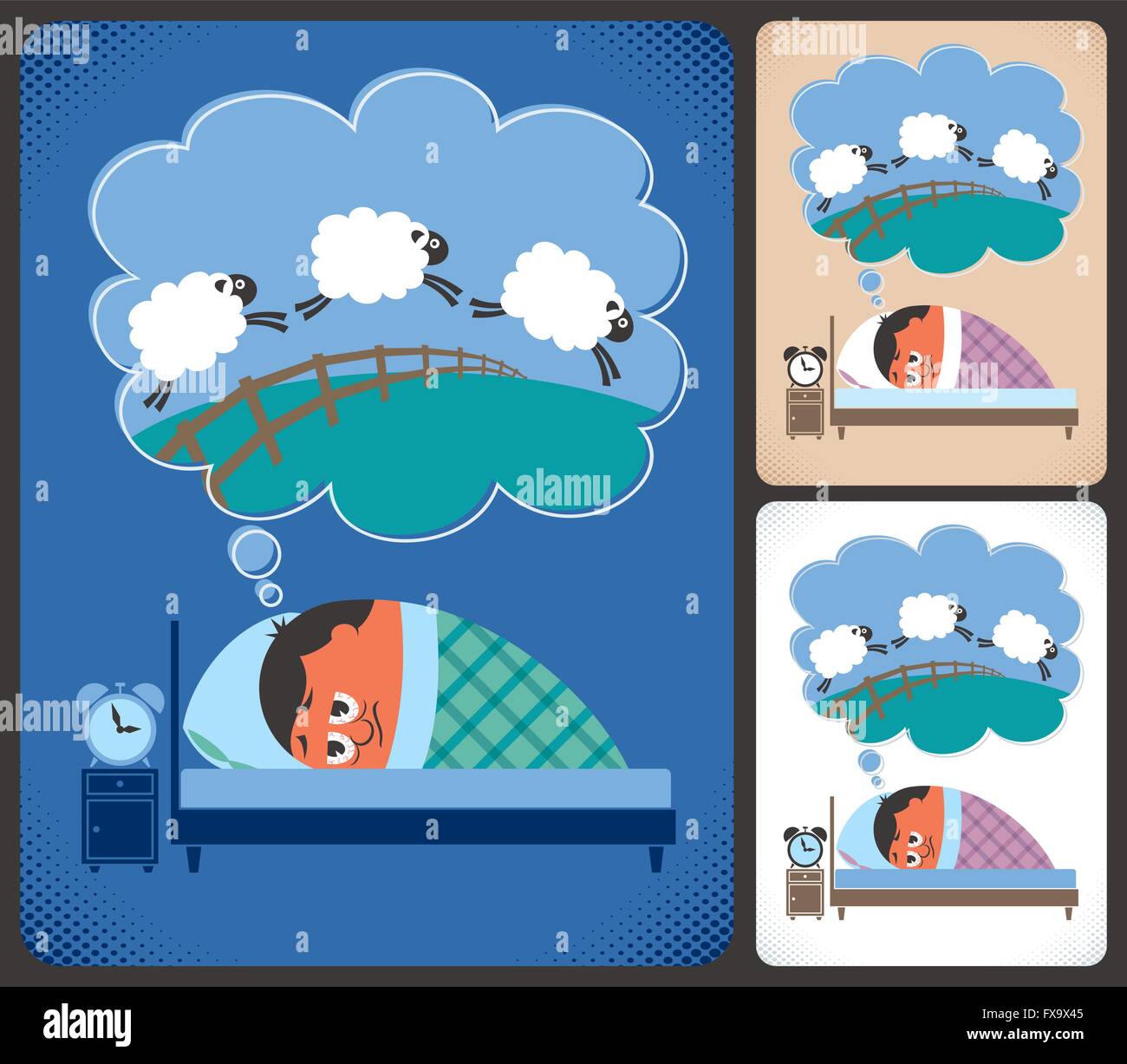 Insomnia negative Stock Vector Images - Alamy