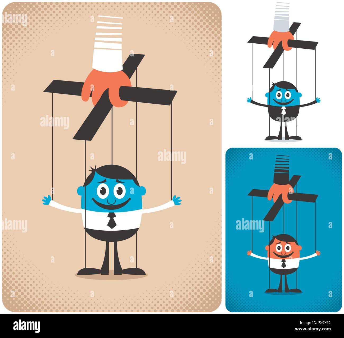 Marionette dependency Stock Vector Images - Alamy
