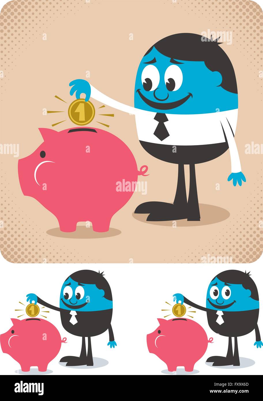 Money savings investment capital Stock Vector Images - Alamy