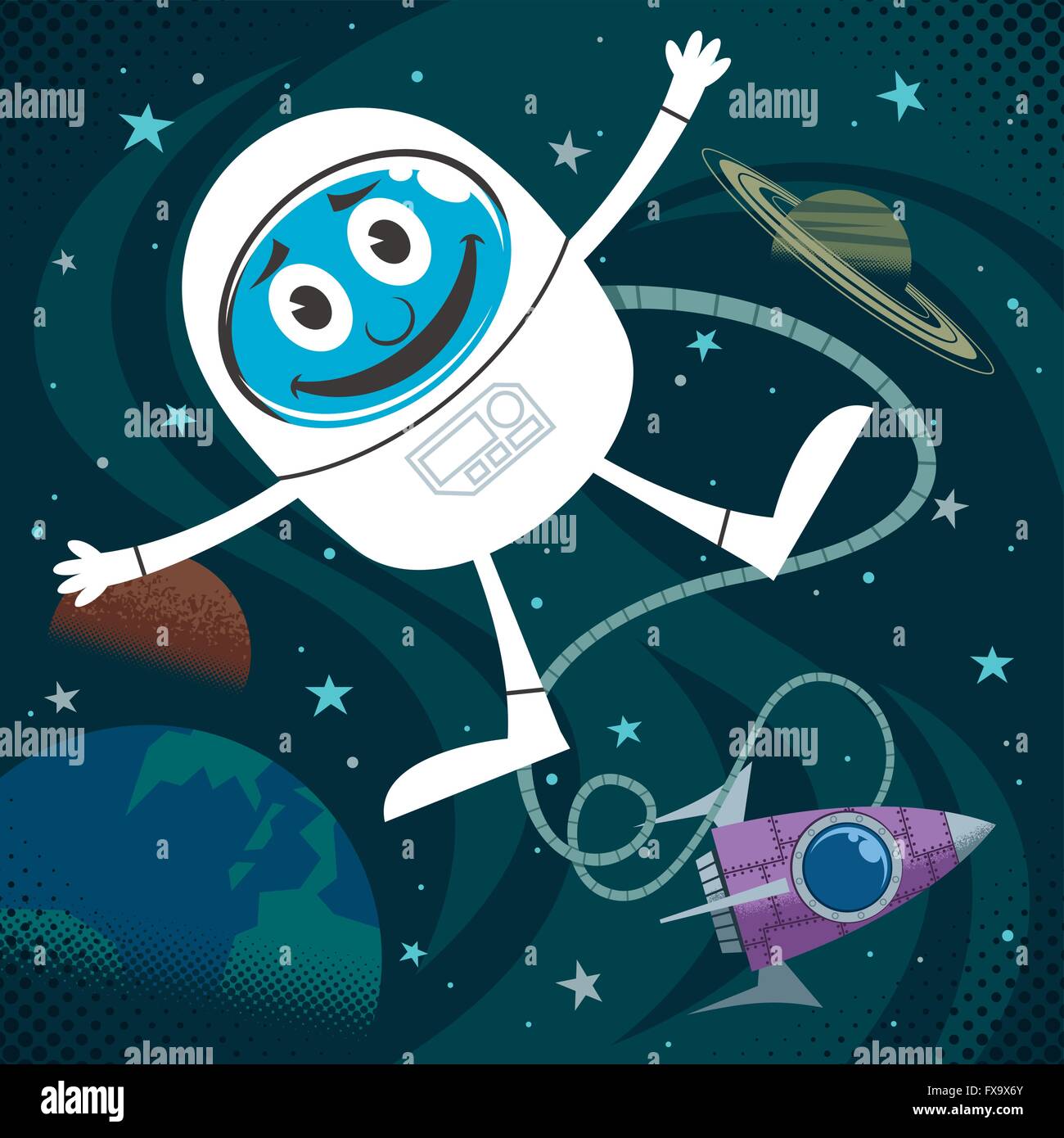 Outer space mission Stock Vector Images - Alamy