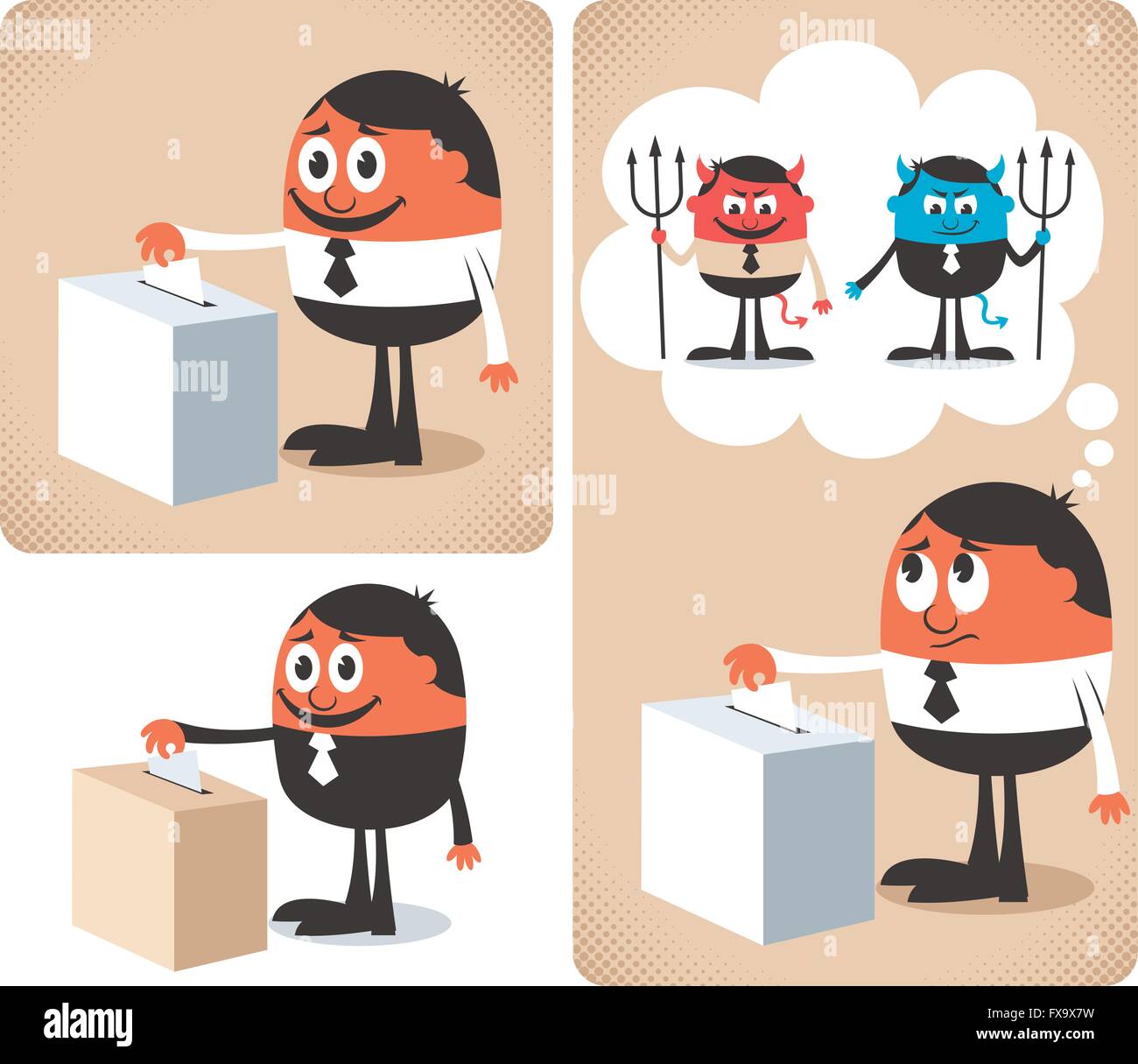 Concept voting elections Stock Vector Images - Alamy