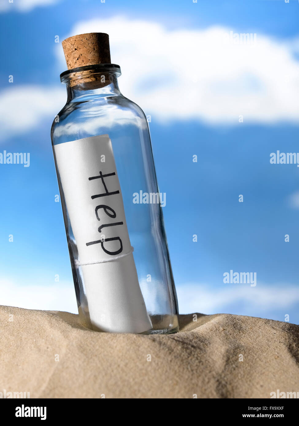Letter message bottle hi-res stock photography and images - Alamy