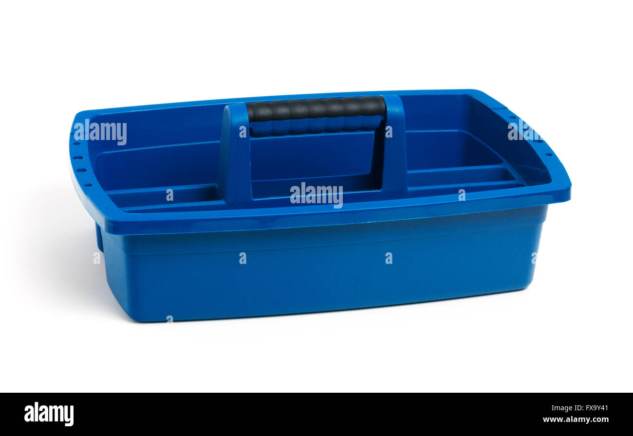 Cleaning Caddy isolated on a white background Stock Photo - Alamy