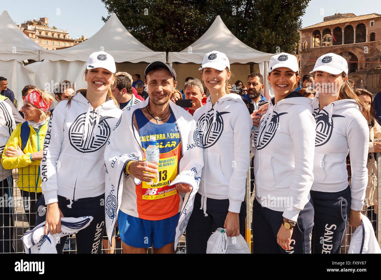 Rome, Italy - April 10, 2016: Giorgio Calcaterra pose at theGiorgio ...