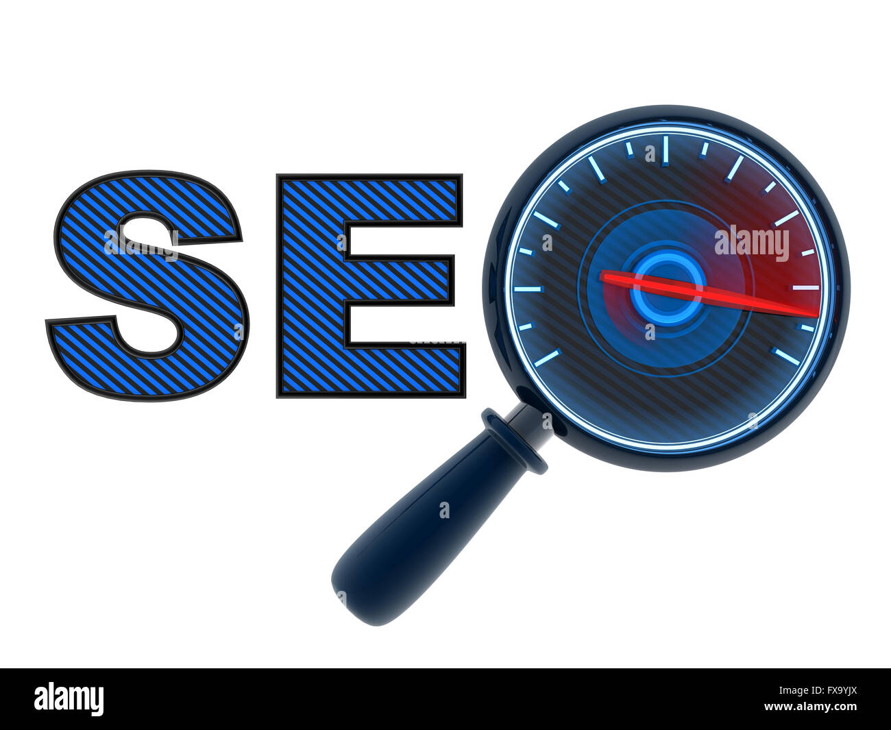 Search engine optimization symbol (done in 3d Stock Photo - Alamy