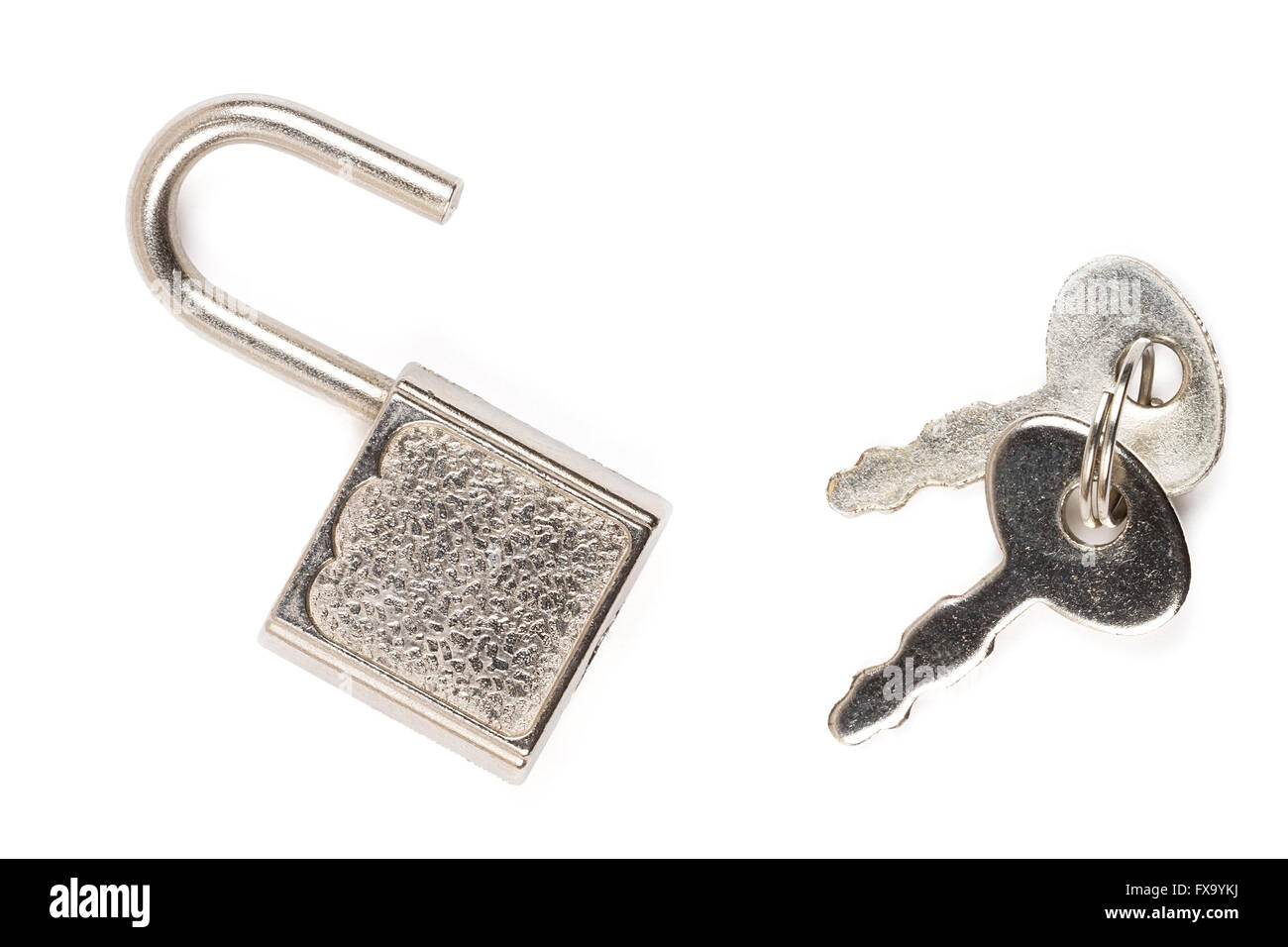 Padlock with keys Stock Photo - Alamy