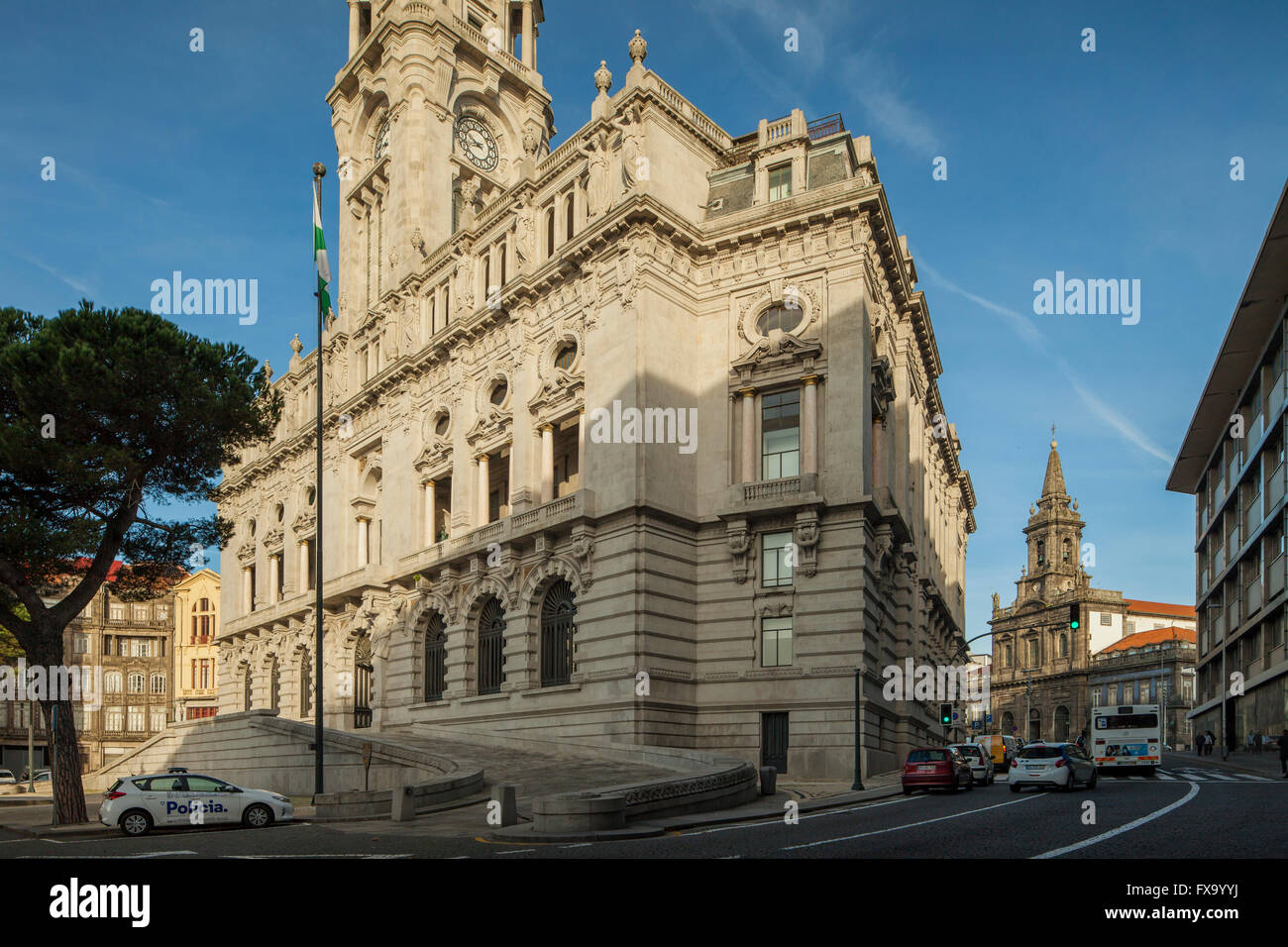 City Hall building in Porto, Portugal Stock Photo - Alamy