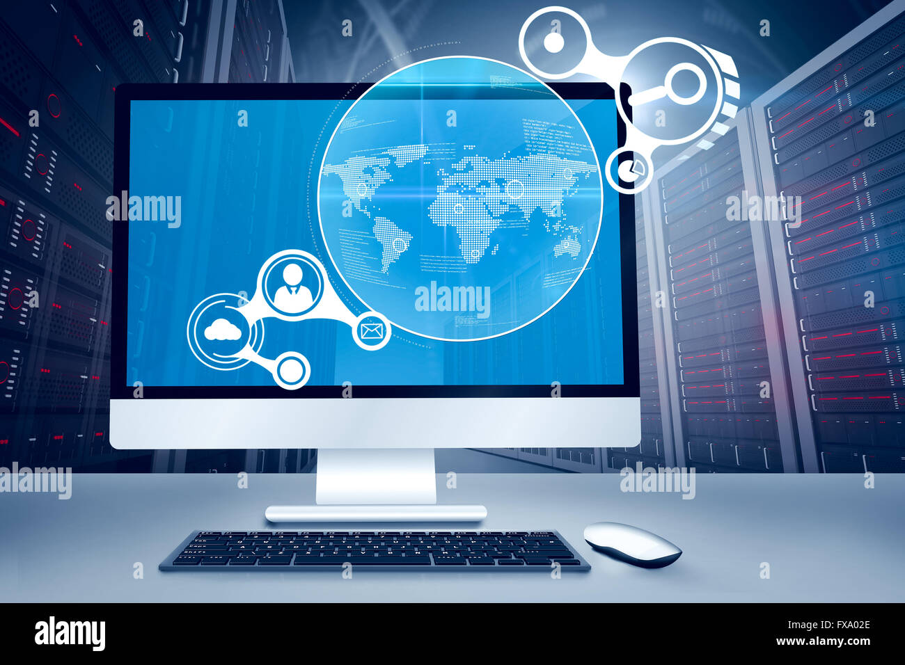 Digital composite computer servers hi-res stock photography and images ...