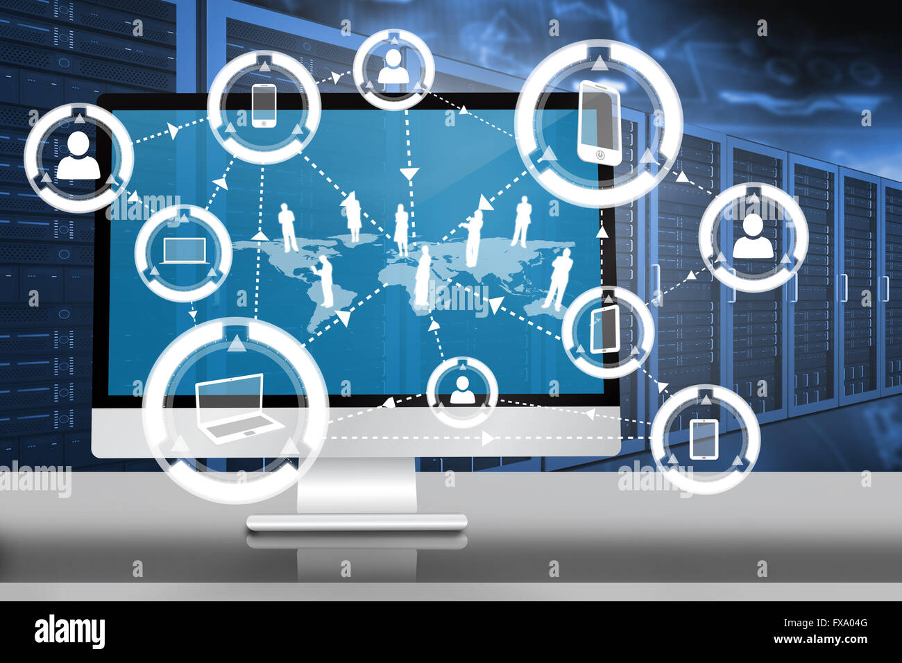 Dark room computer screen hi-res stock photography and images - Alamy