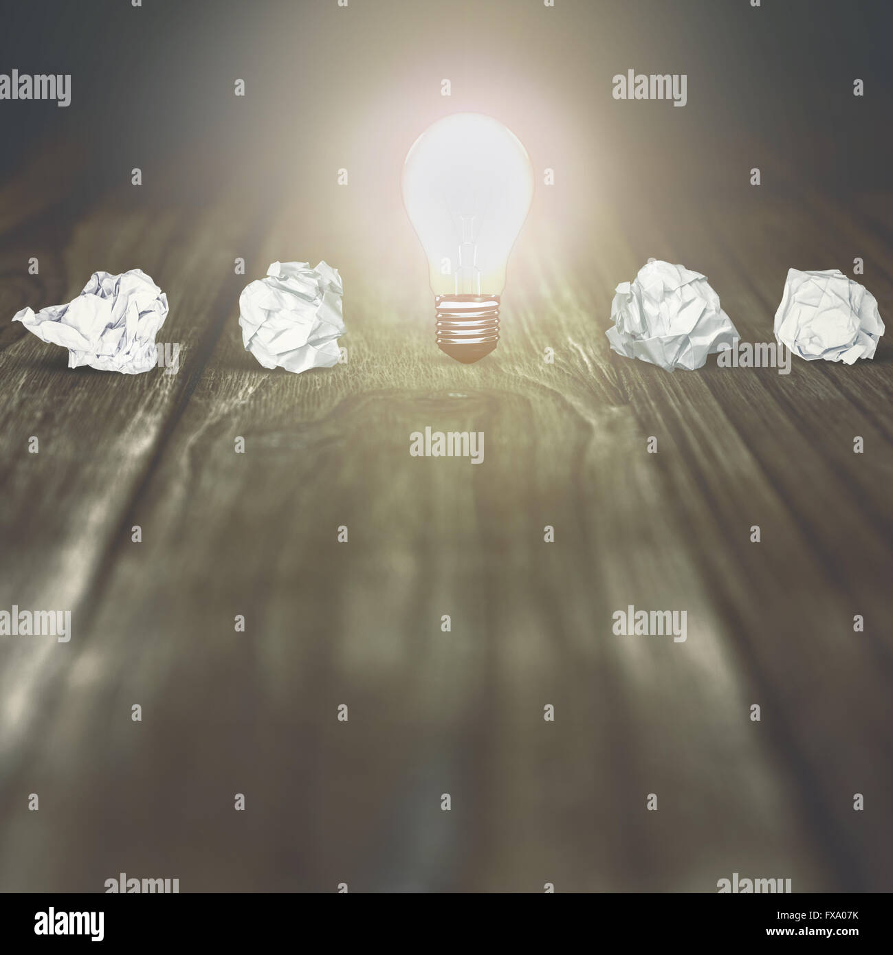 Composite image of light bulb Stock Photo - Alamy
