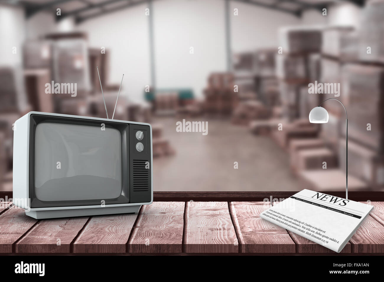 Old box tv hi-res stock photography and images - Alamy