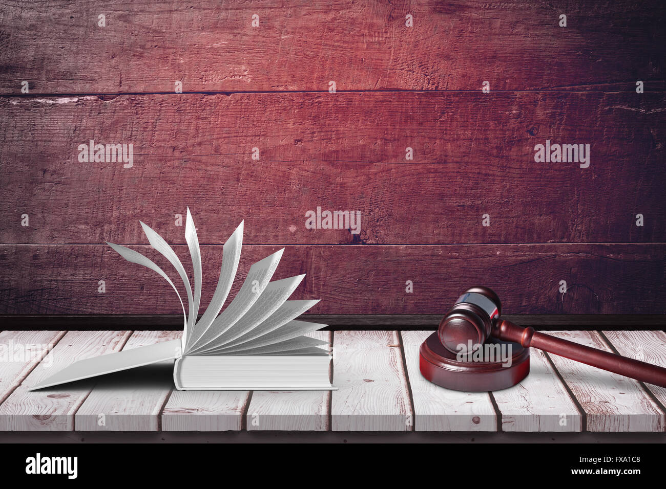 Composite image of open book Stock Photo - Alamy