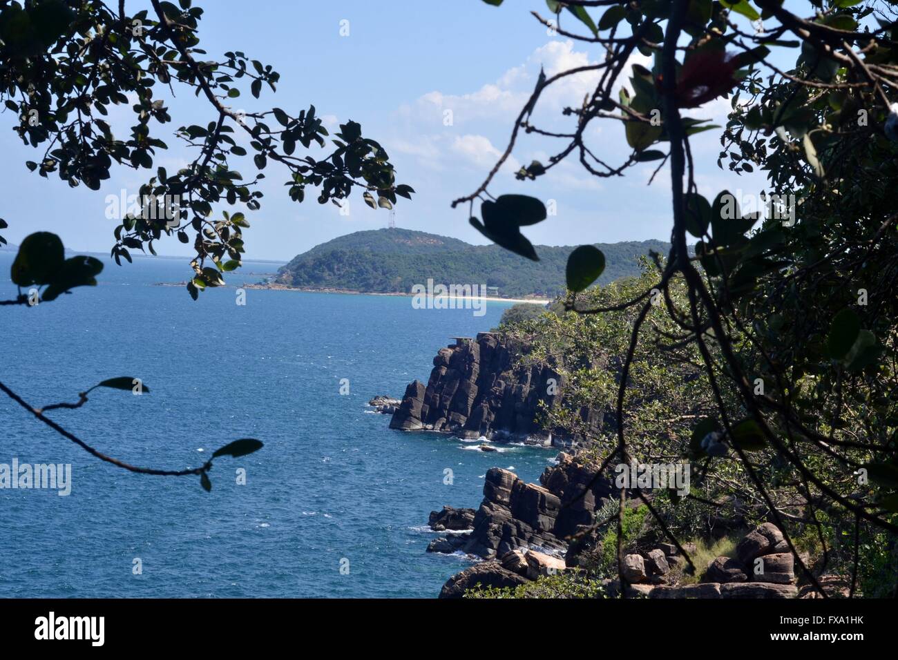 A view of Trincomalee coast from Trincomalee fort Stock Photo - Alamy