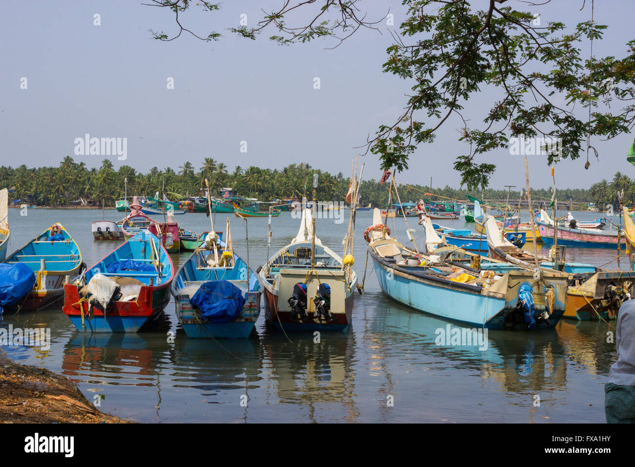 Chaliyam Fishing Centre in Kerala Stock Photo - Alamy