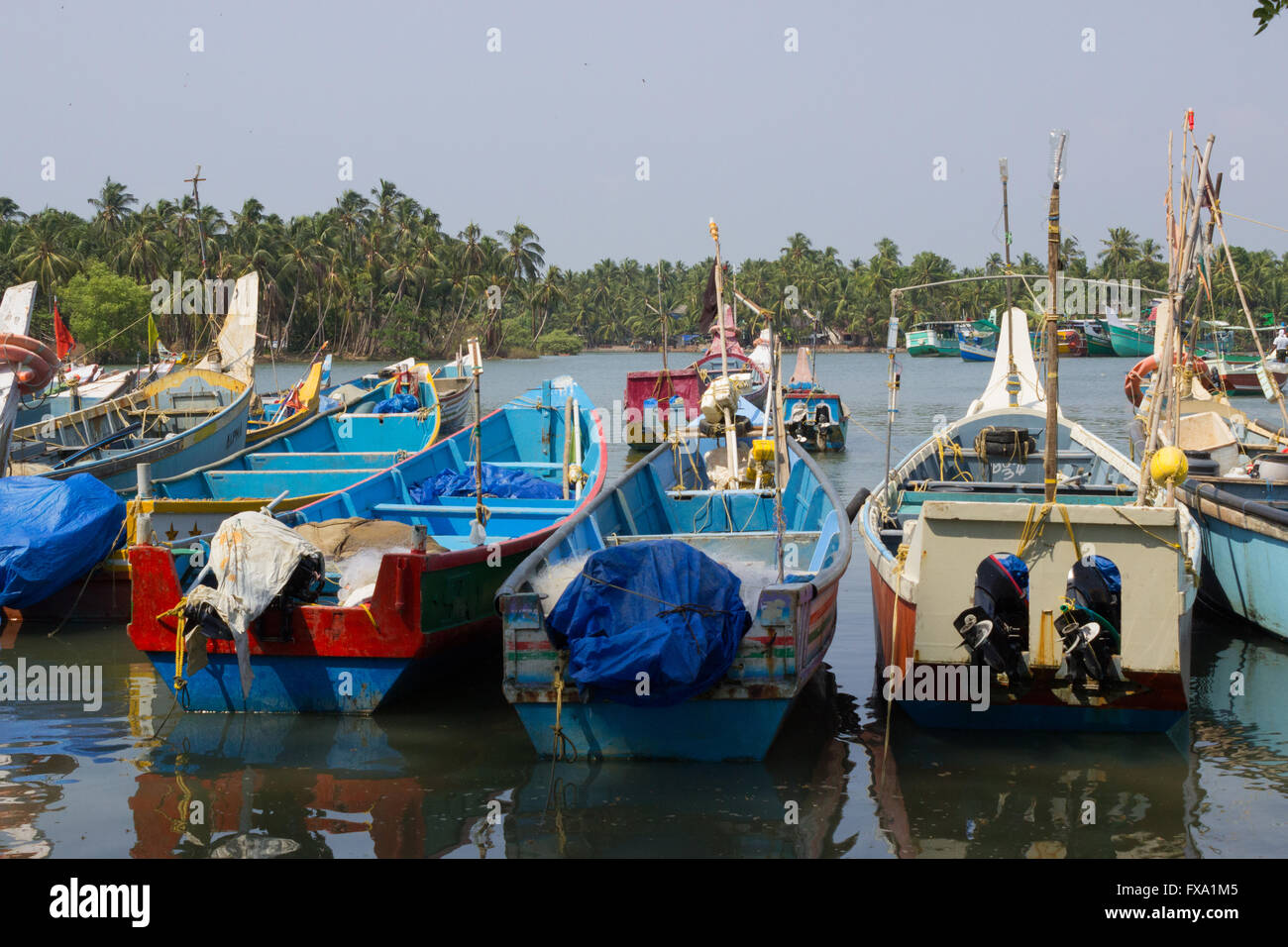 Chaliyam Fishing Centre in Kerala Stock Photo - Alamy