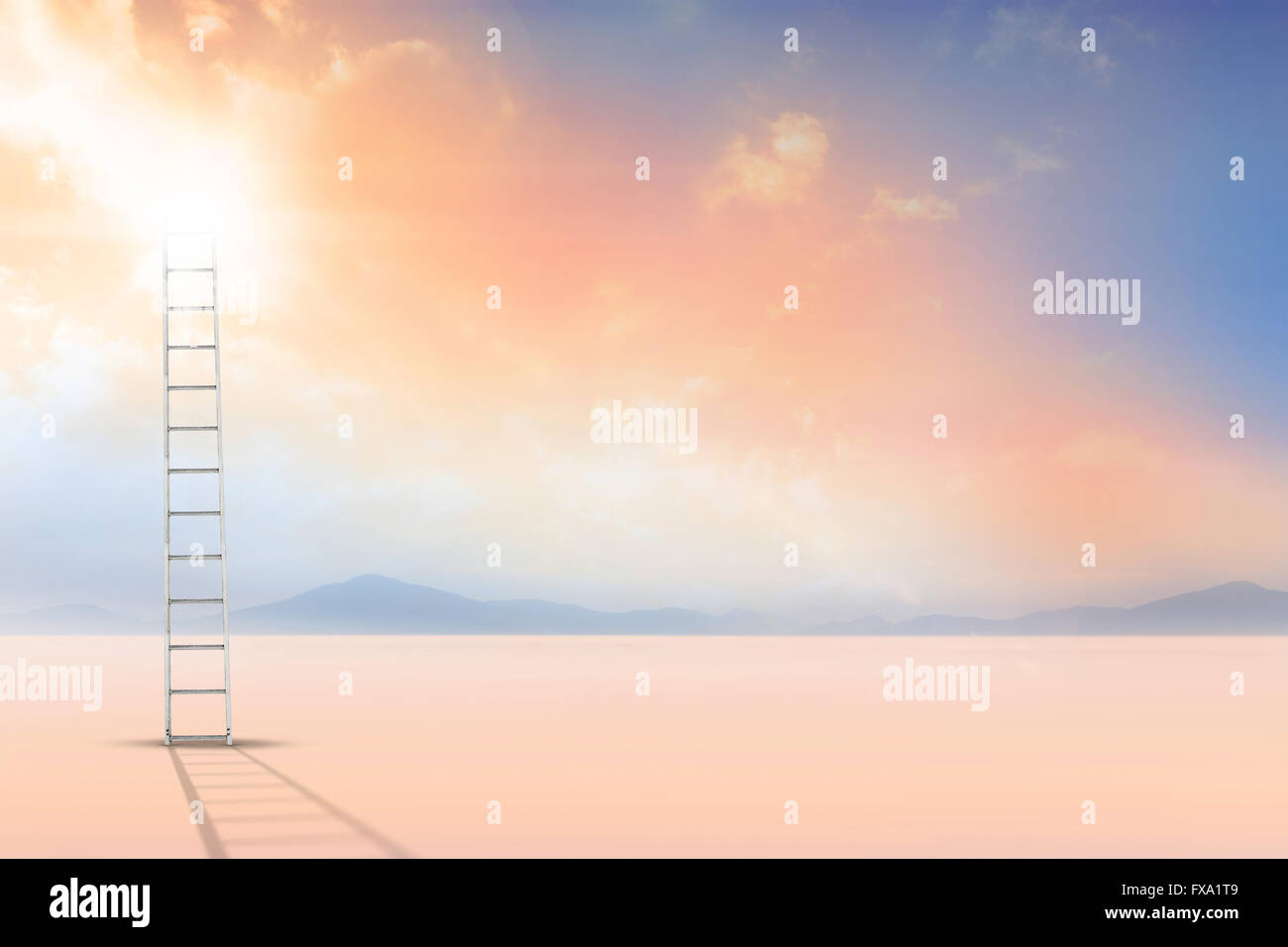 Orange ladder hi-res stock photography and images - Alamy