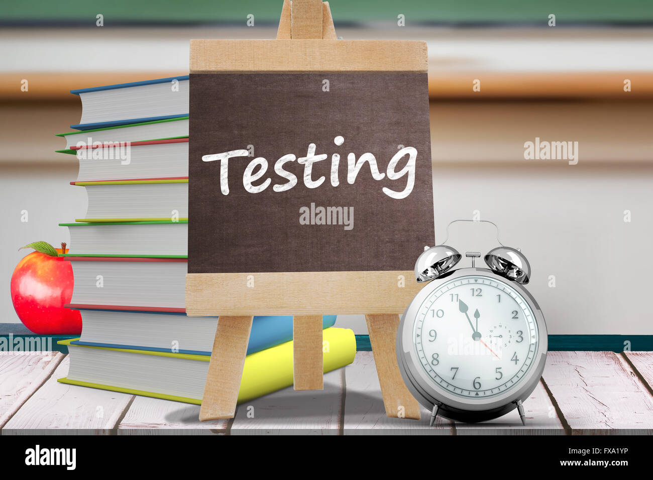 Composite image of testing word Stock Photo - Alamy