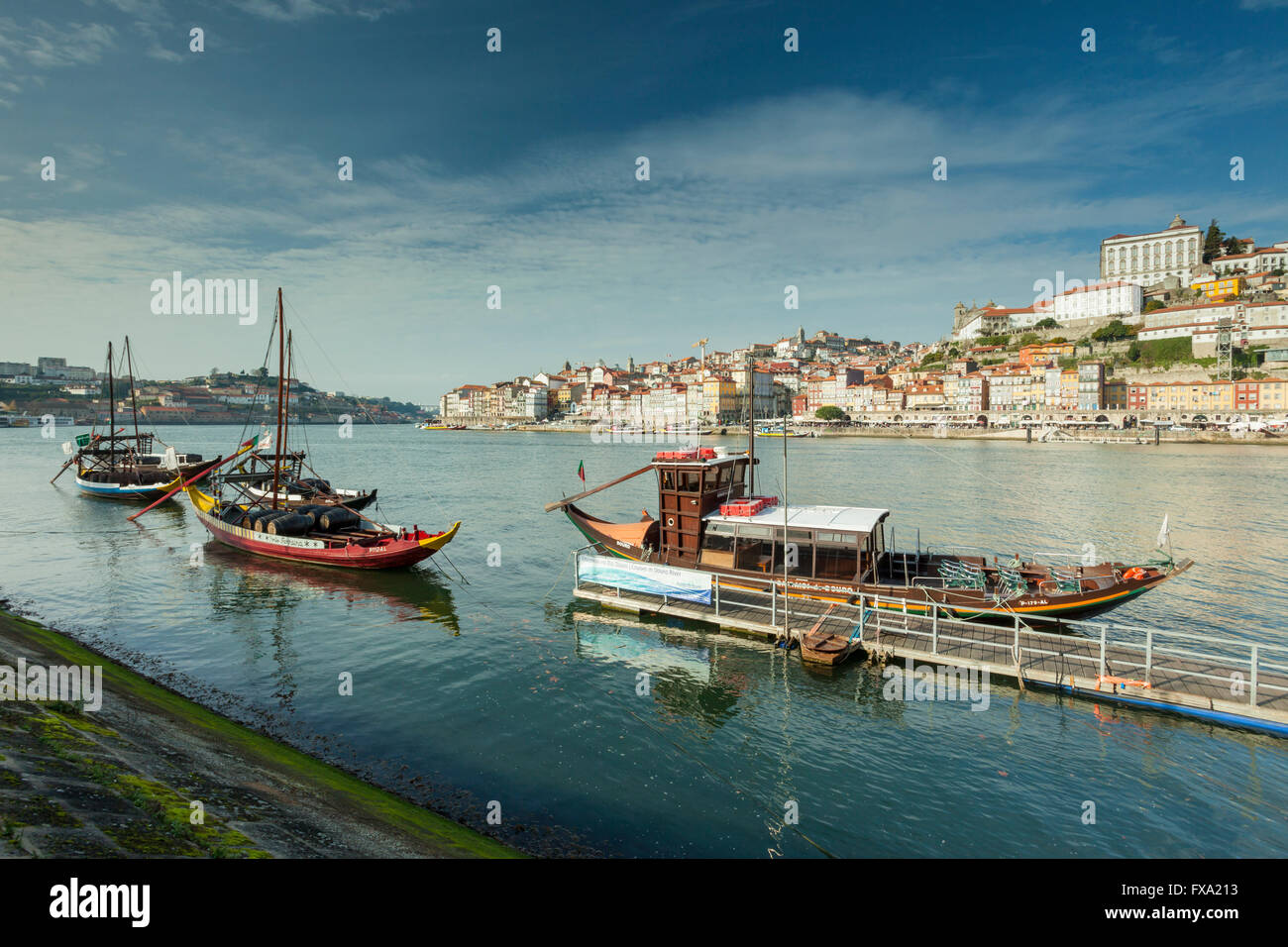Afternoon on river Douro, Porto, Portugal Stock Photo - Alamy