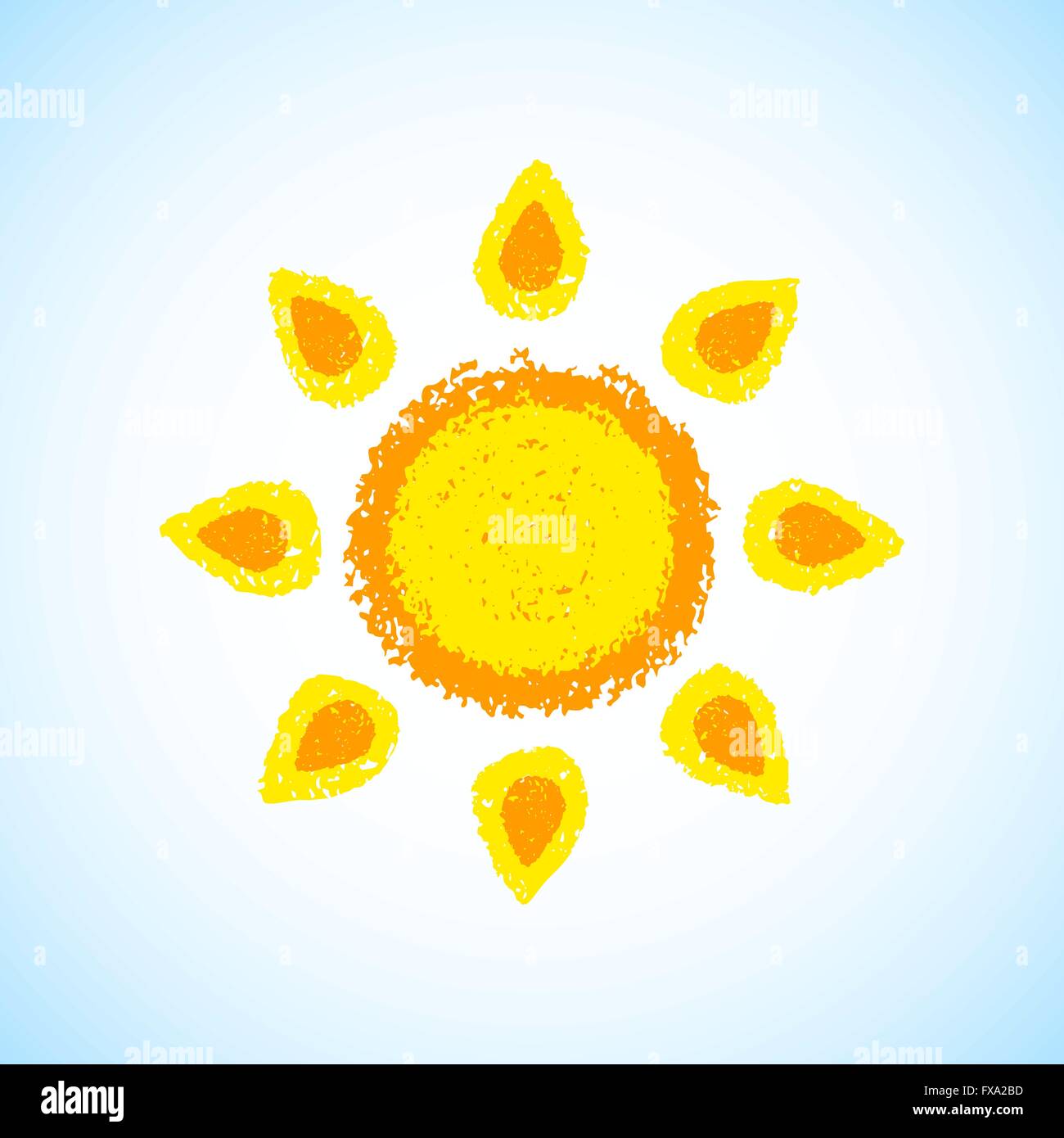 Hand Drawn Sun Stock Vector Image & Art - Alamy