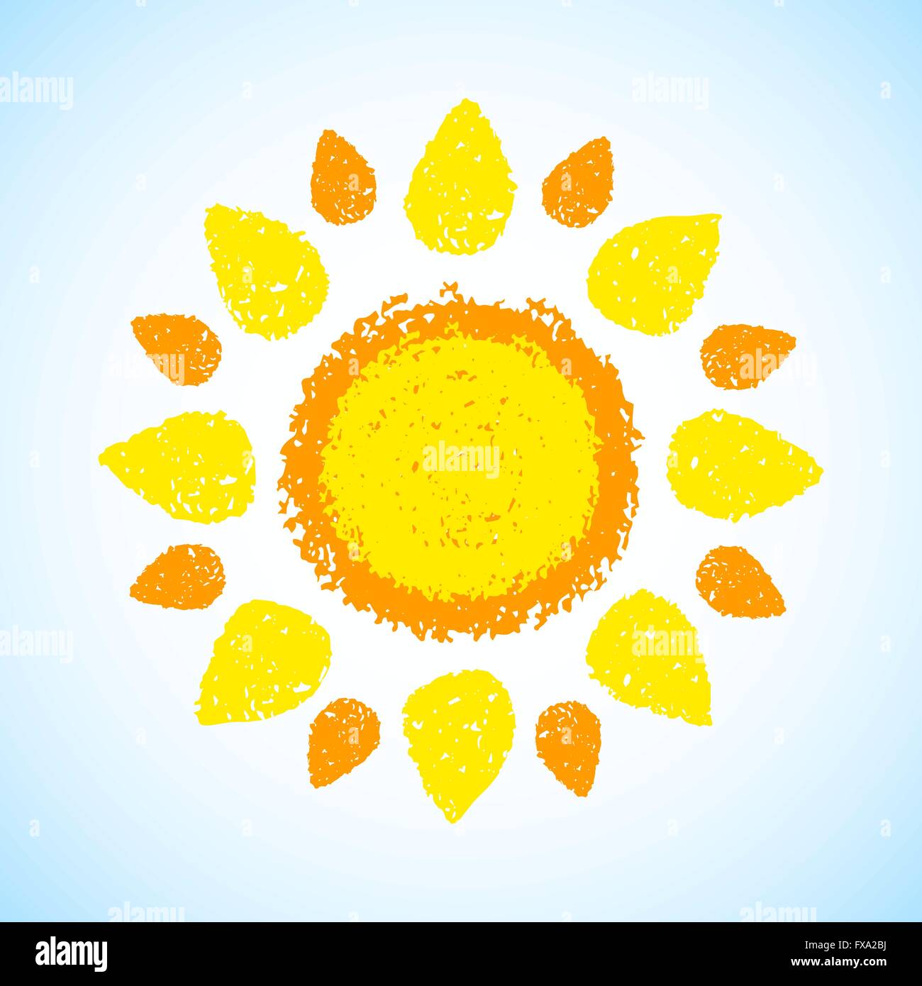 Hand Drawn Sun Stock Vector Image & Art - Alamy