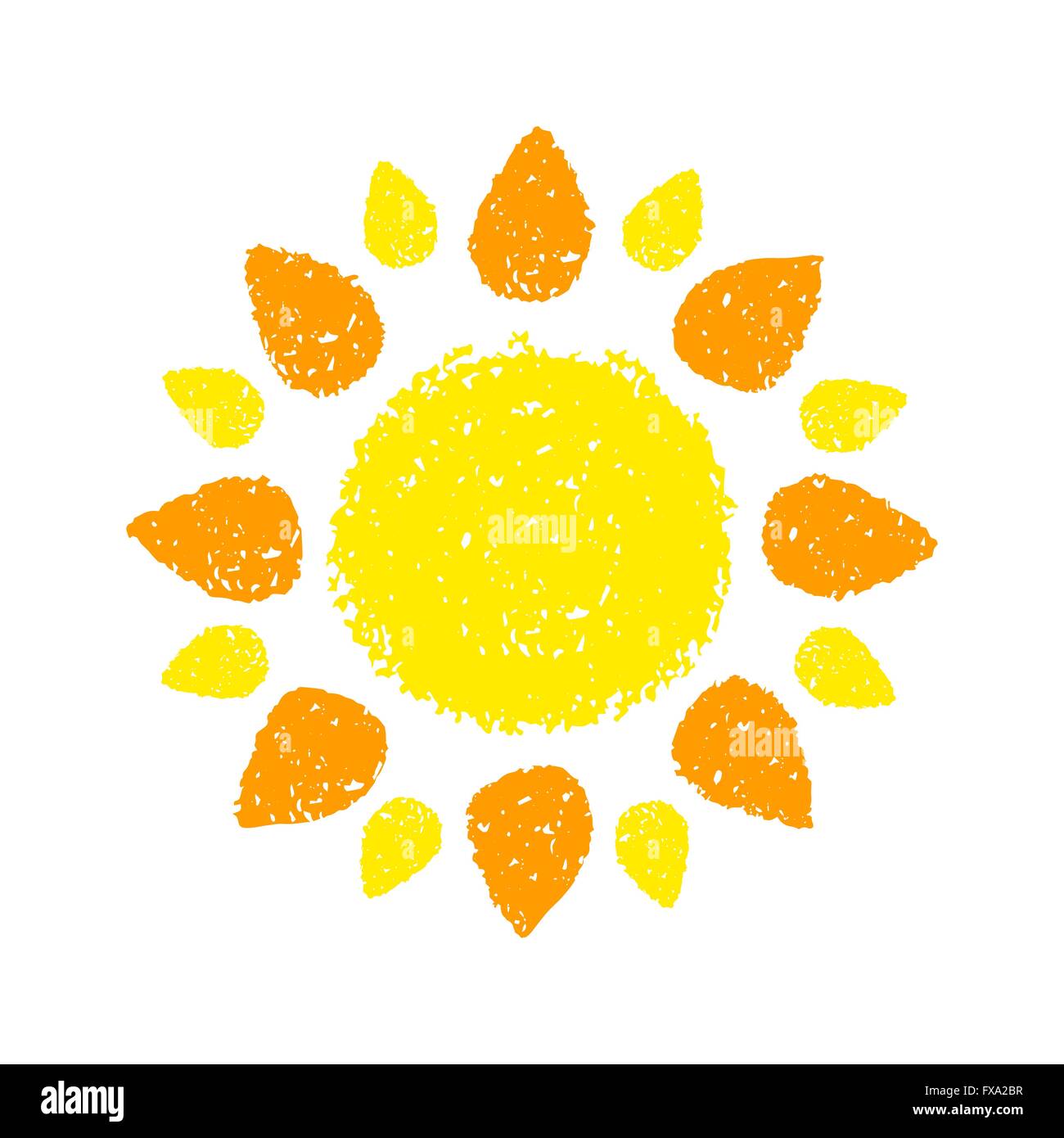Hand Drawn Sun Stock Vector Image & Art - Alamy