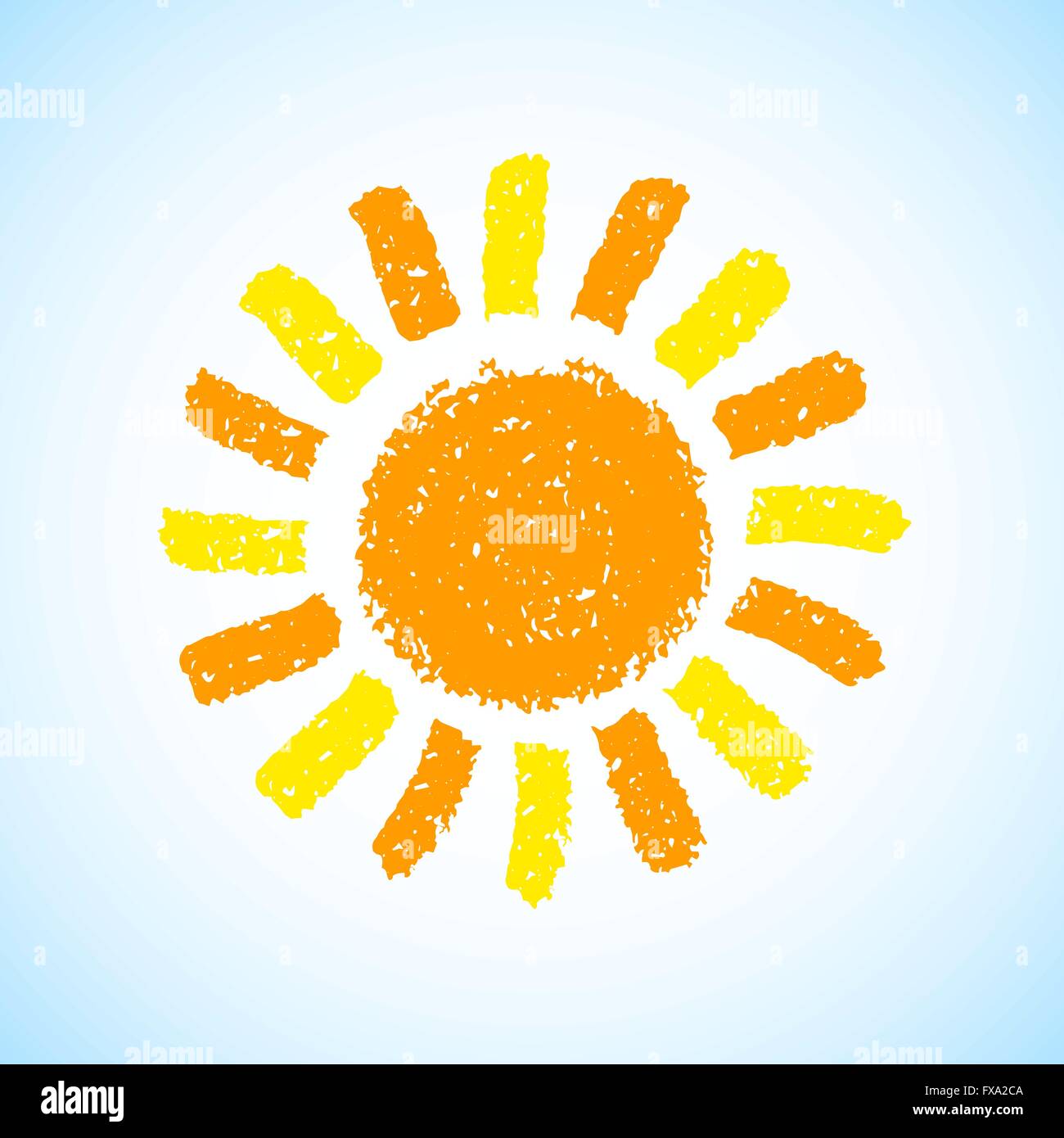 Hand Drawn Sun Stock Vector Image & Art - Alamy