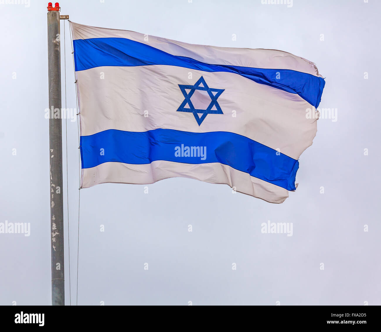 Waving National Flag of Israel Stock Photo - Alamy