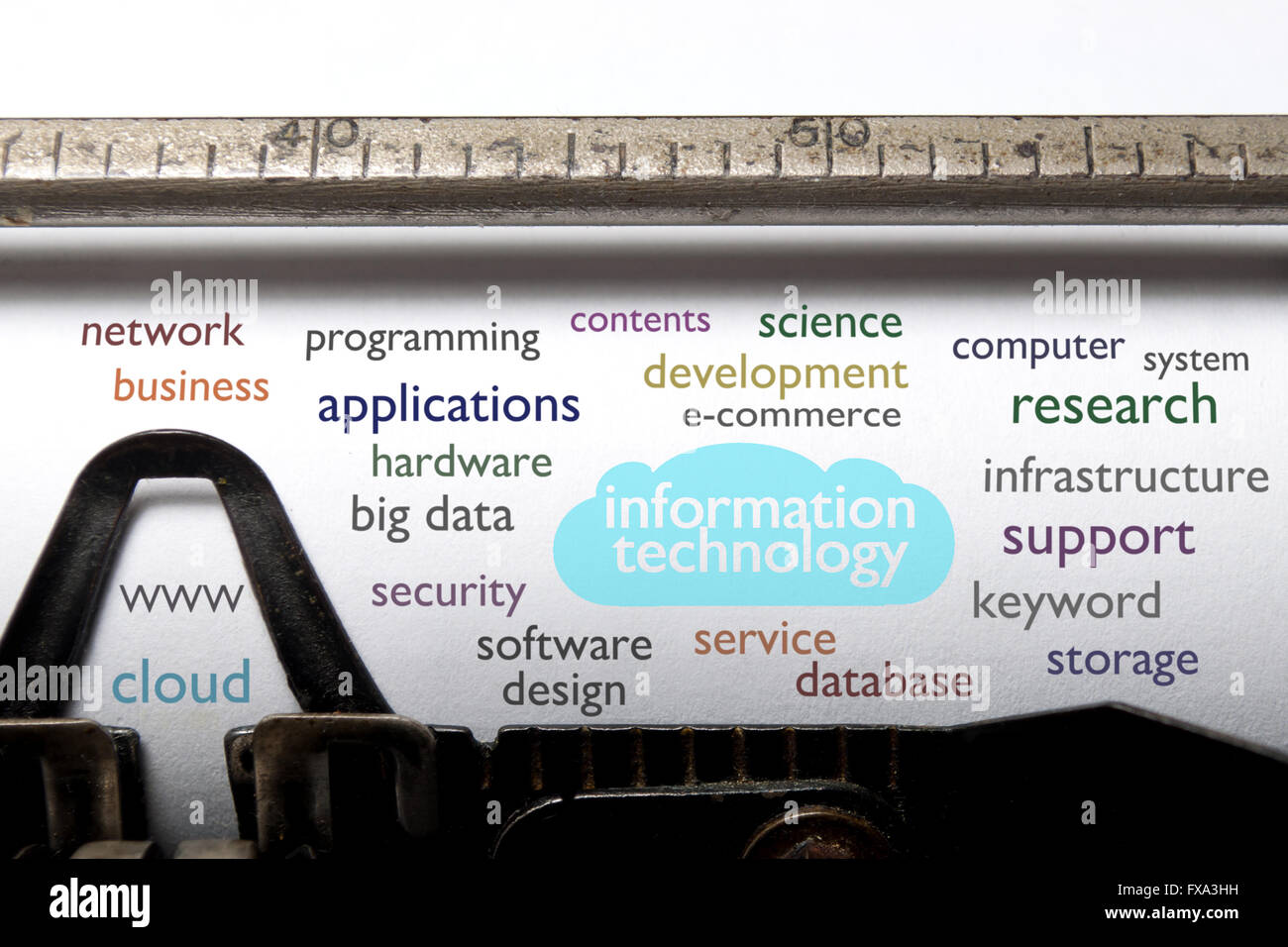 Technology word hi-res stock photography and images - Alamy