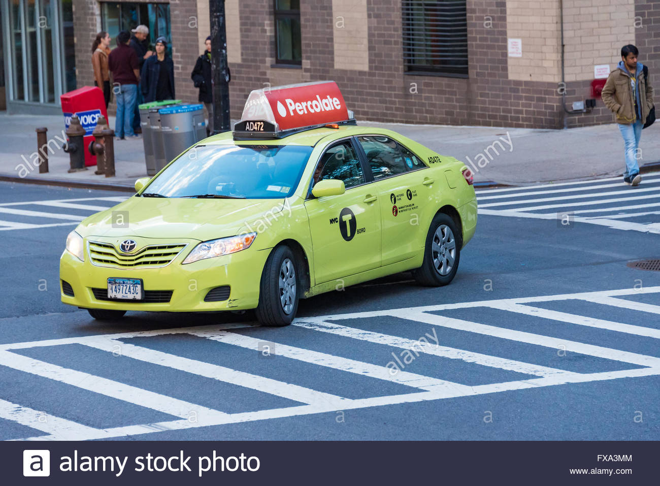 Green Taxi Stock Photos & Green Taxi Stock Images - Alamy