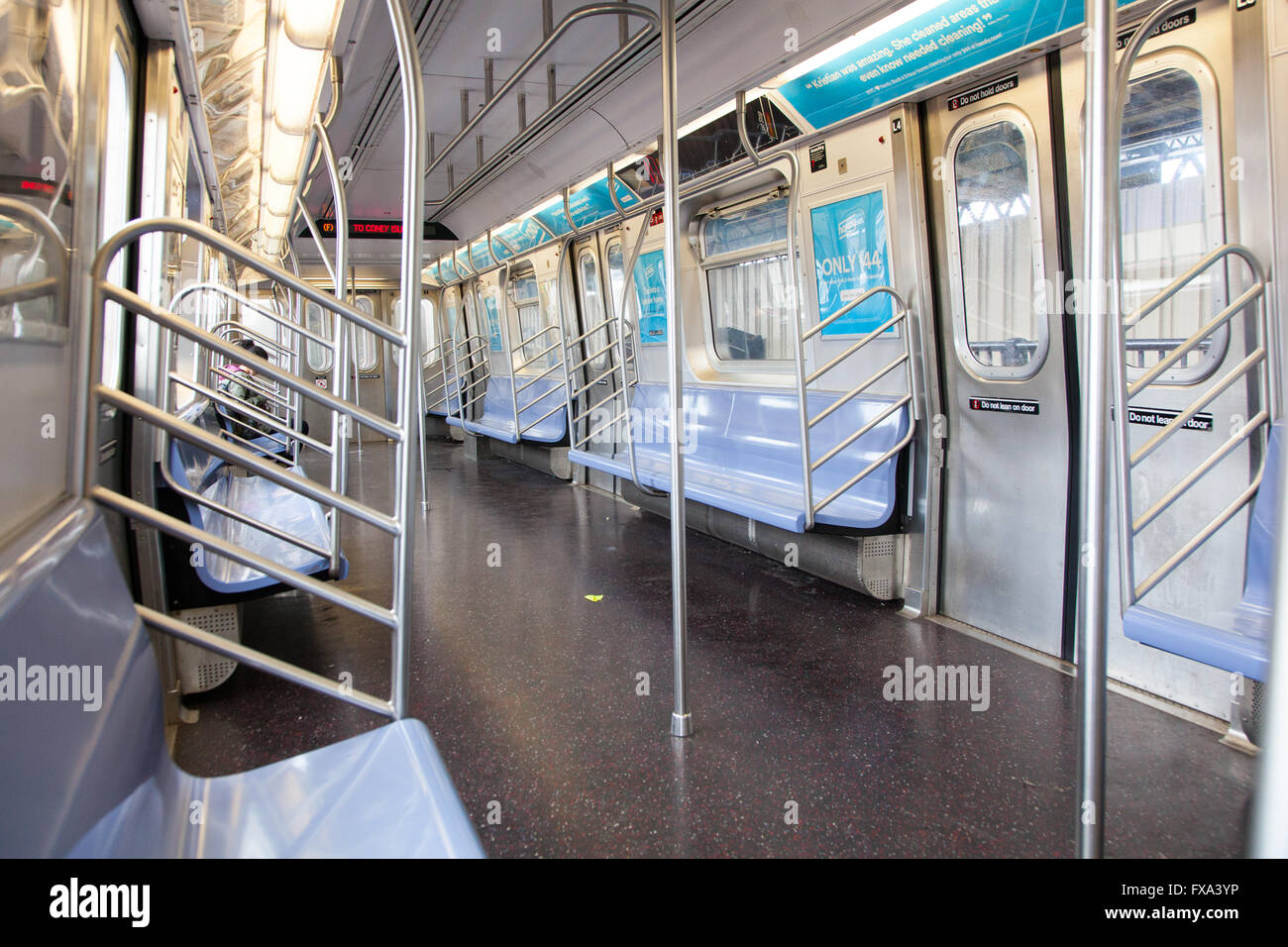 New York Subway Carriage Interior High Resolution Stock Photography and ...