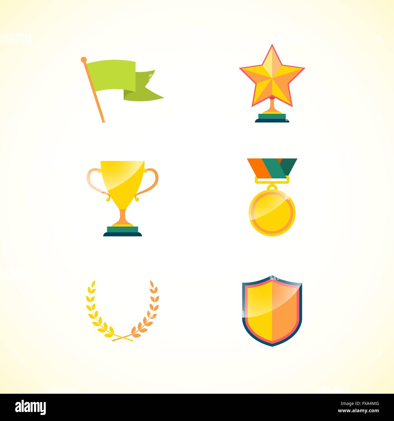 Set of achievement badges Stock Vector Image & Art - Alamy