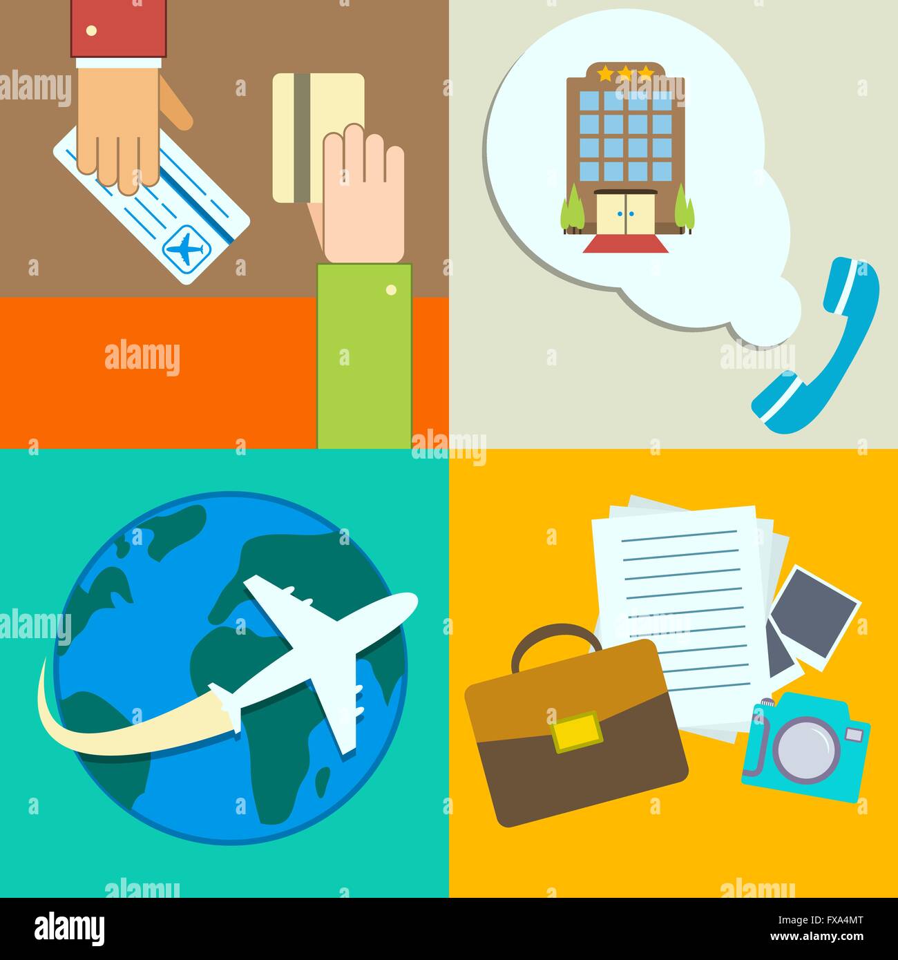 Business travel infographics icons set Stock Vector Image & Art - Alamy