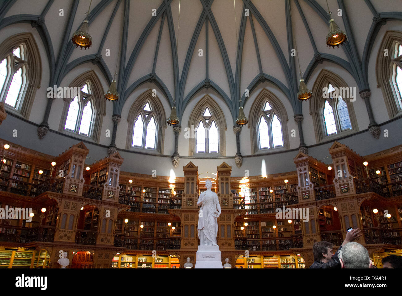 Library parliament ottawa interior hi-res stock photography and images ...