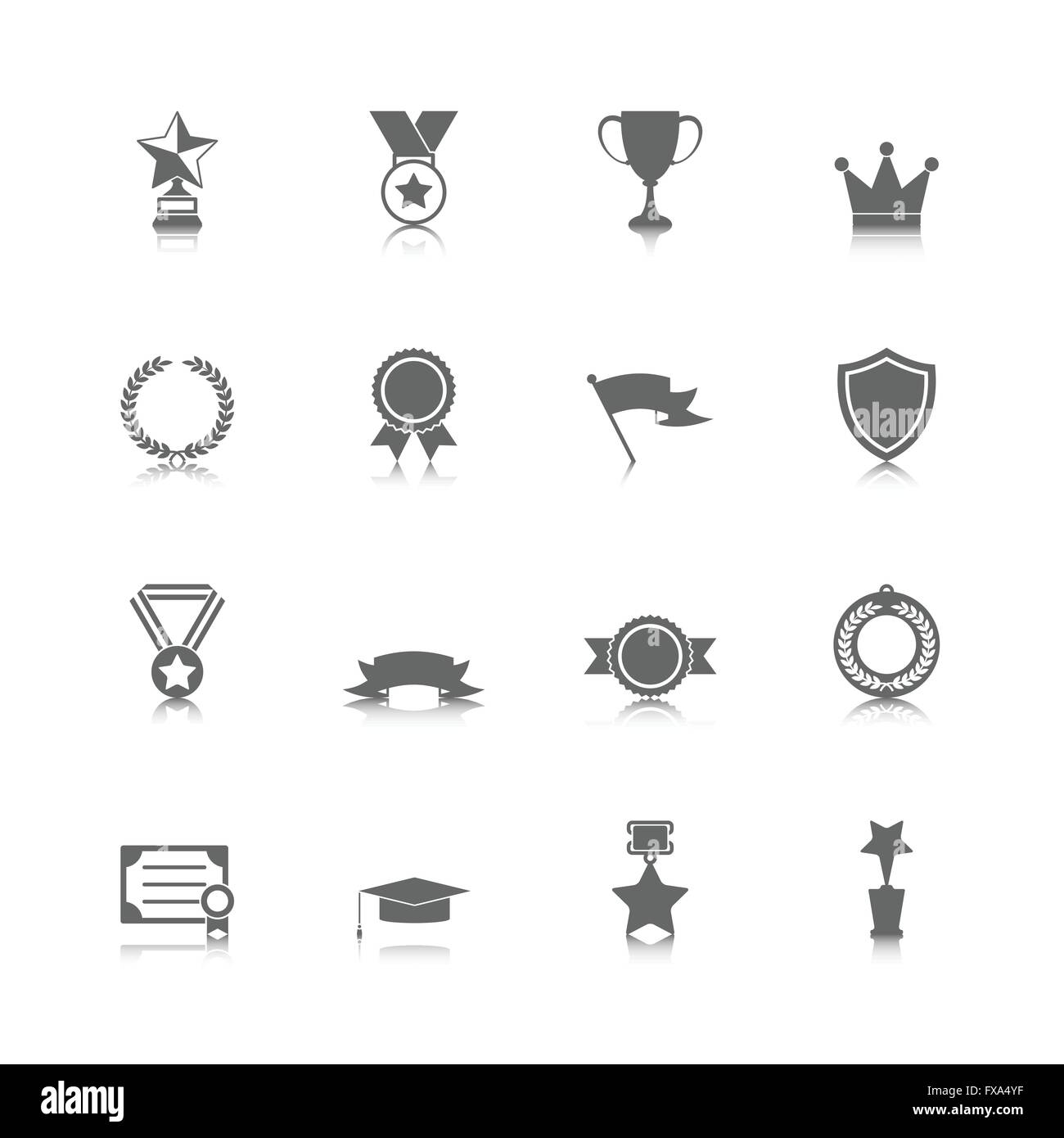 Award icons set Stock Vector Image & Art - Alamy