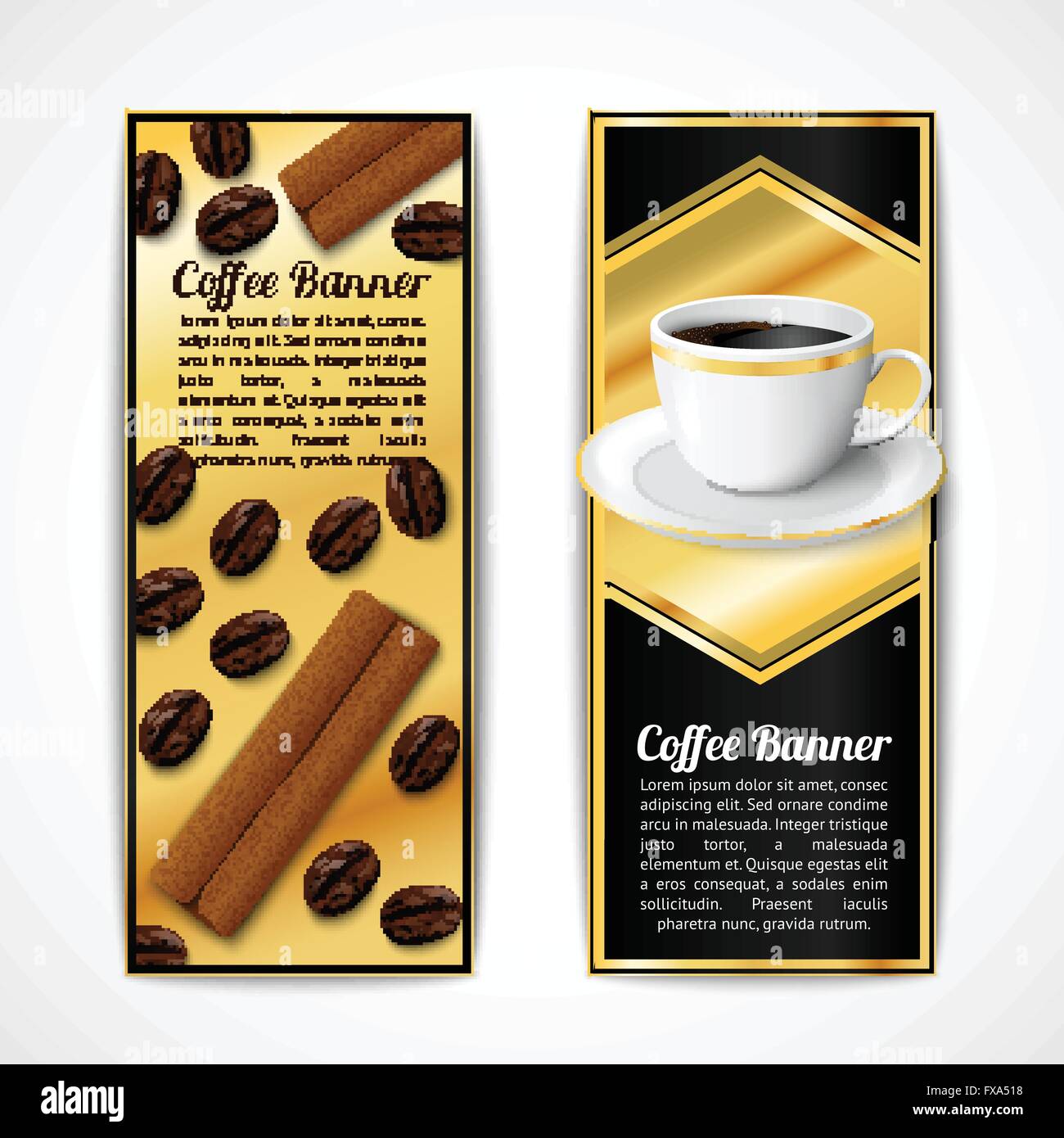 Coffee banners vertical Stock Vector Image & Art - Alamy
