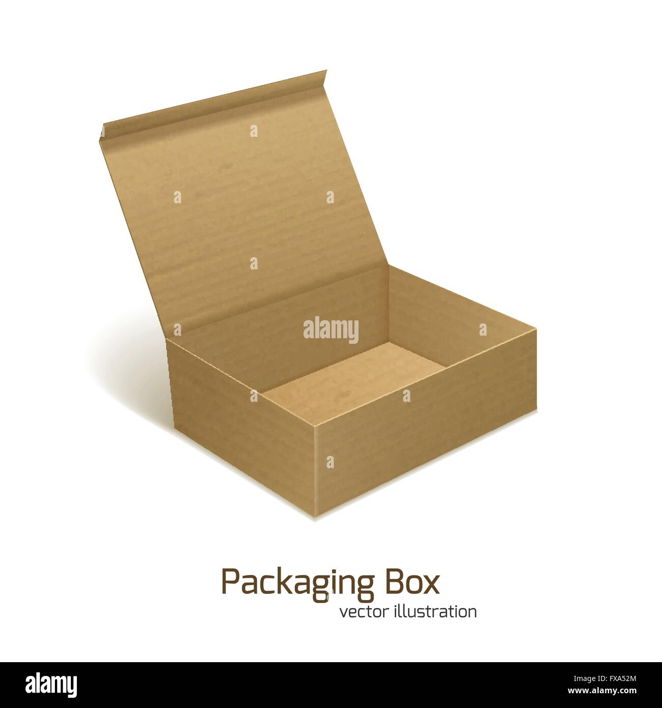 Paper packaging box Stock Vector Images - Alamy