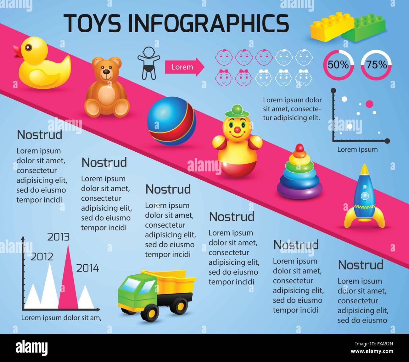 Toys infographic template Stock Vector Image & Art - Alamy