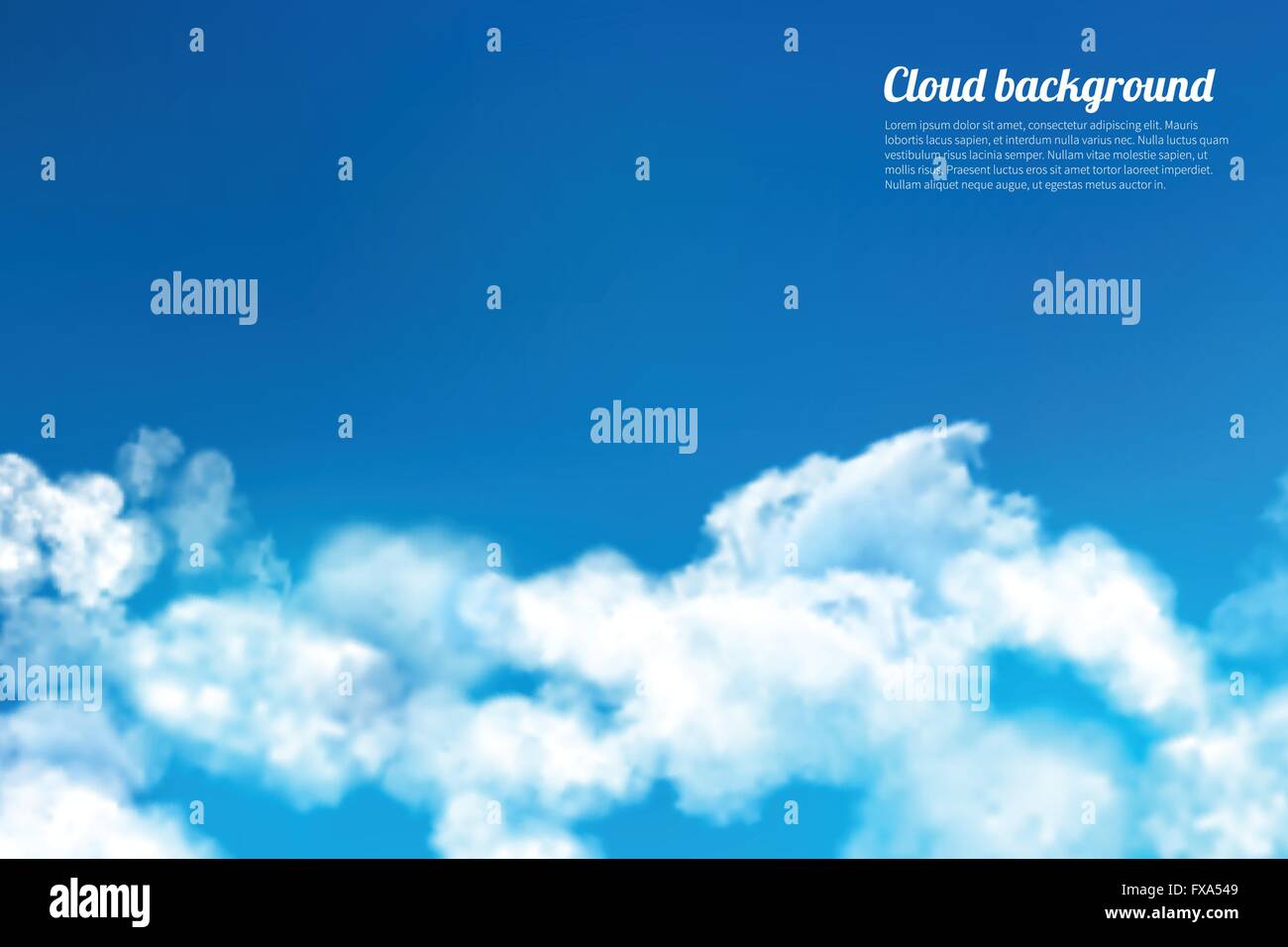 Sky clouds background Stock Vector Image & Art - Alamy